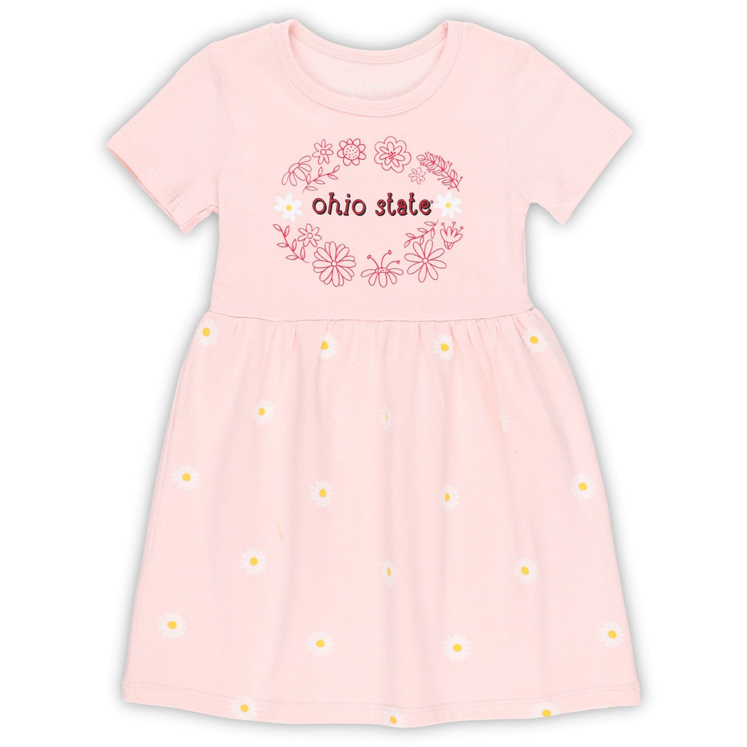 Girls Wes Willy Ohio State Buckeyes Daisy Dress | Academy