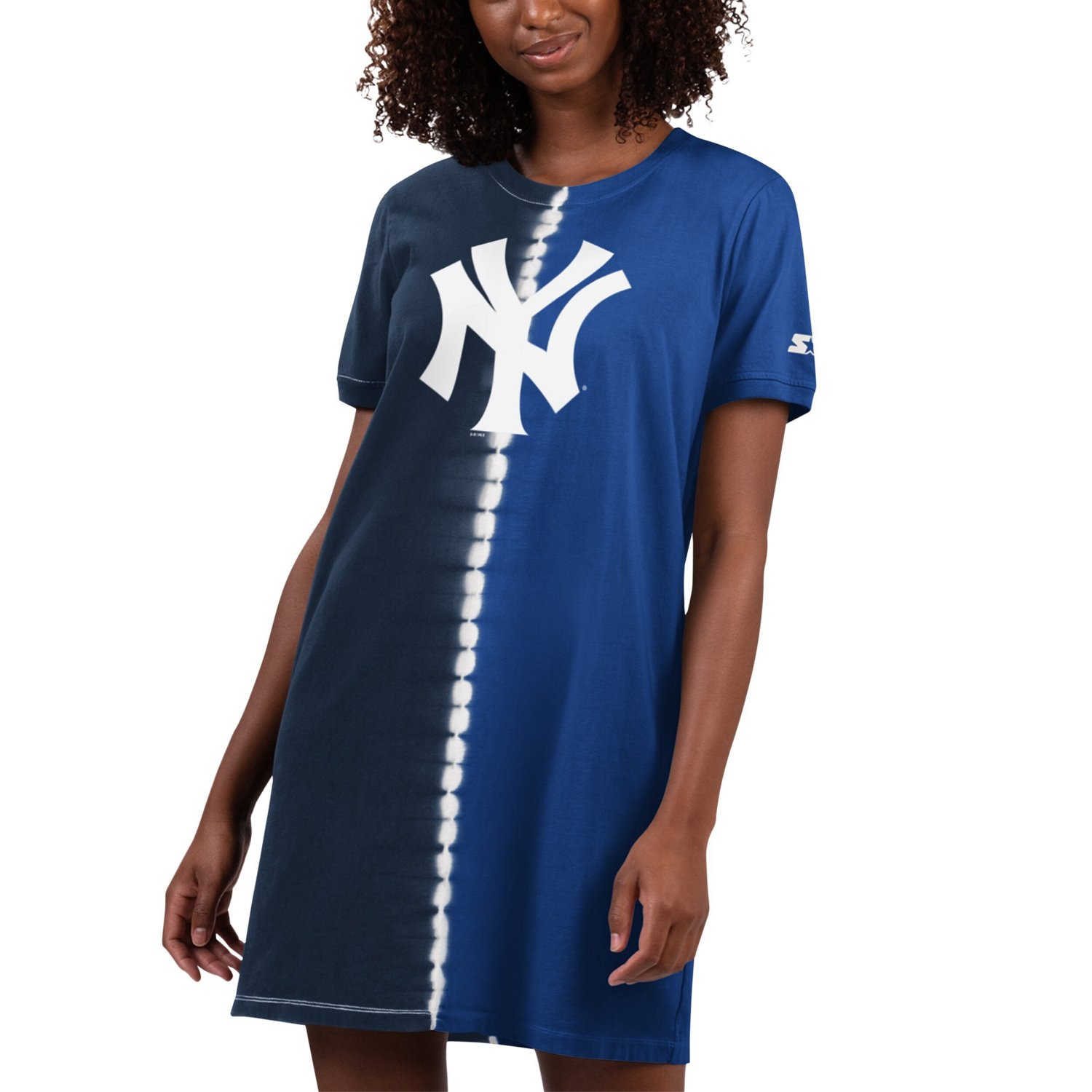 Starter Royal New York Yankees Ace Tie-Dye Sneaker Dress | Academy