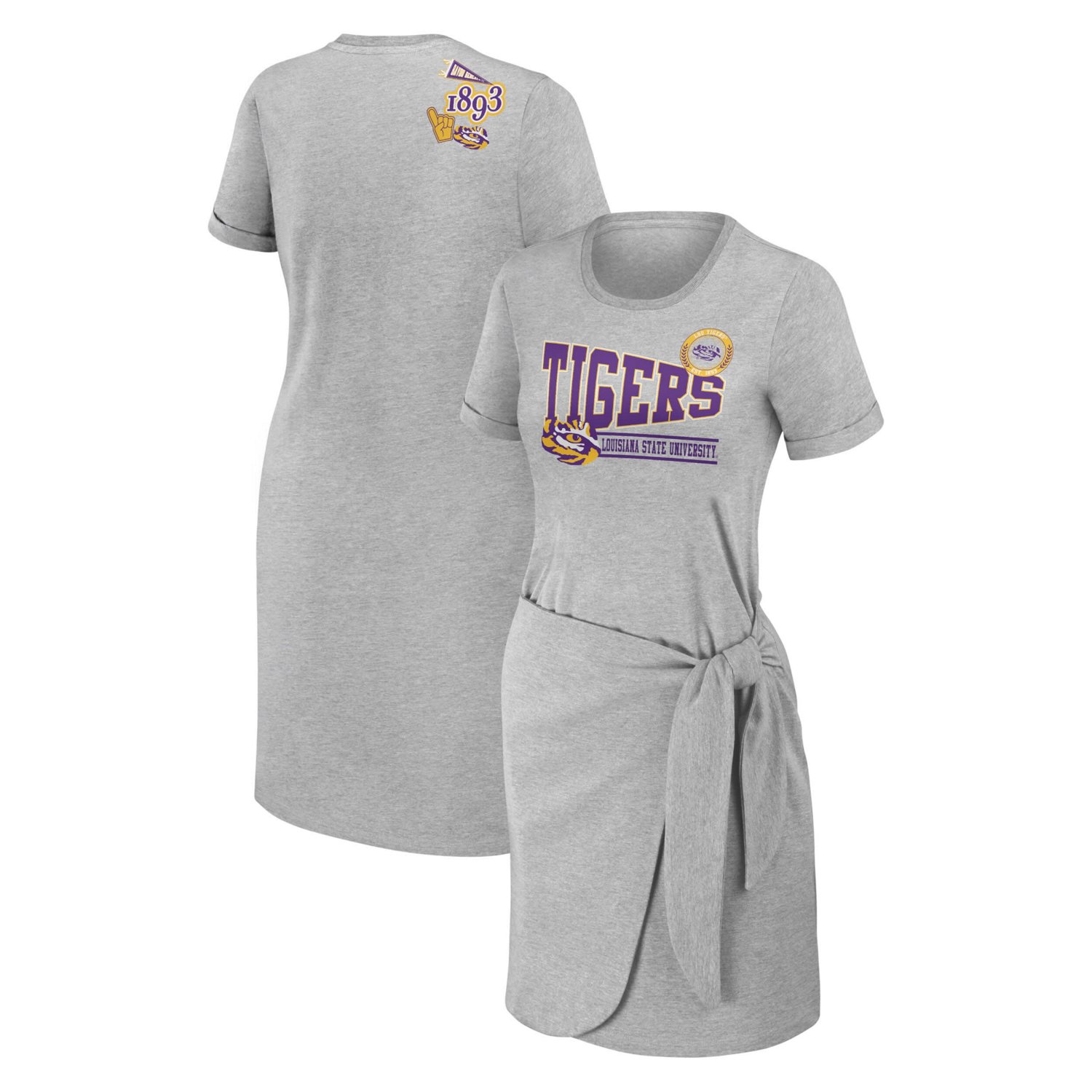 WEAR by Erin Andrews LSU Tigers Knotted T-Shirt Dress | Academy