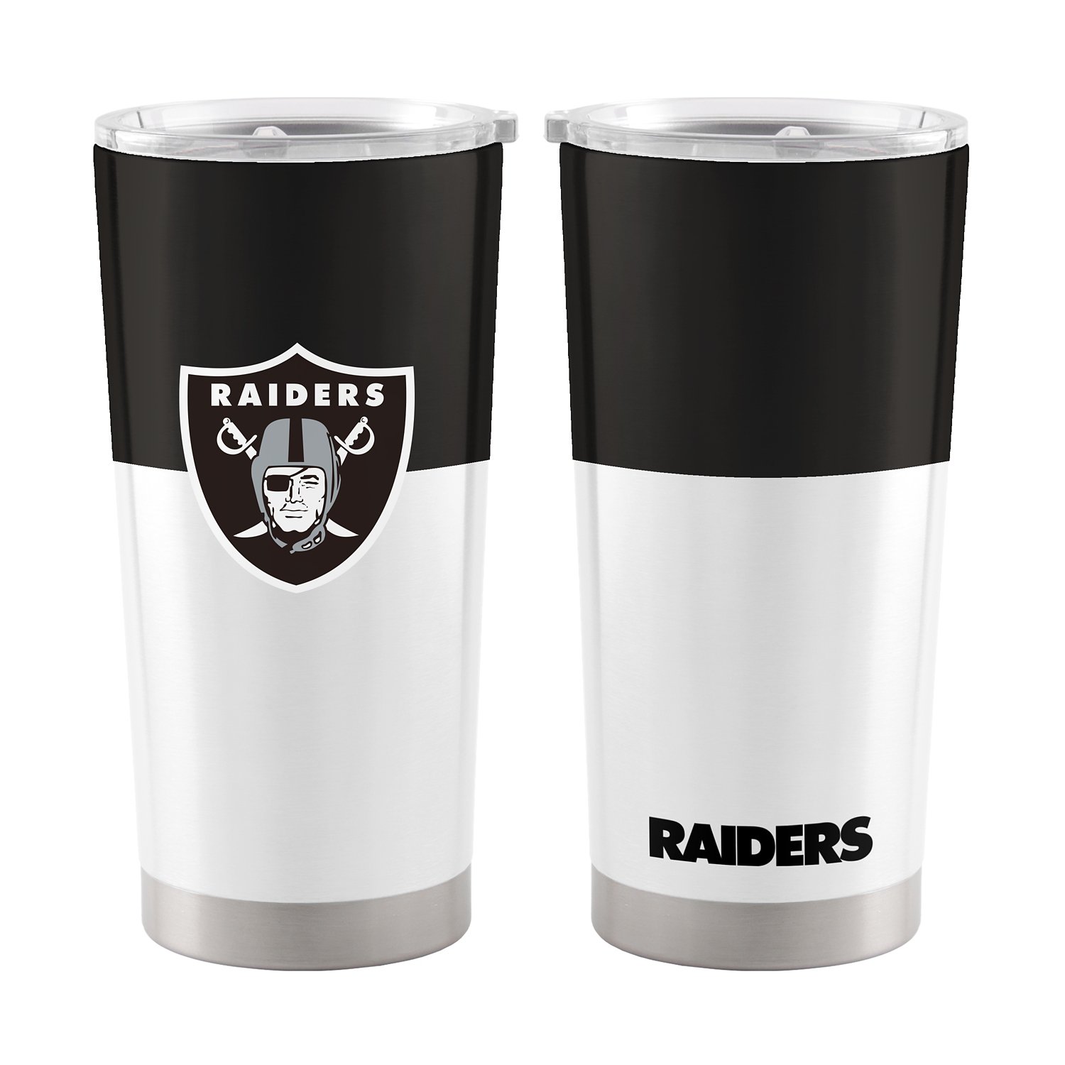 Logo Brands Las Vegas Raiders 20 oz Colorblock Stainless Tumbler | Academy