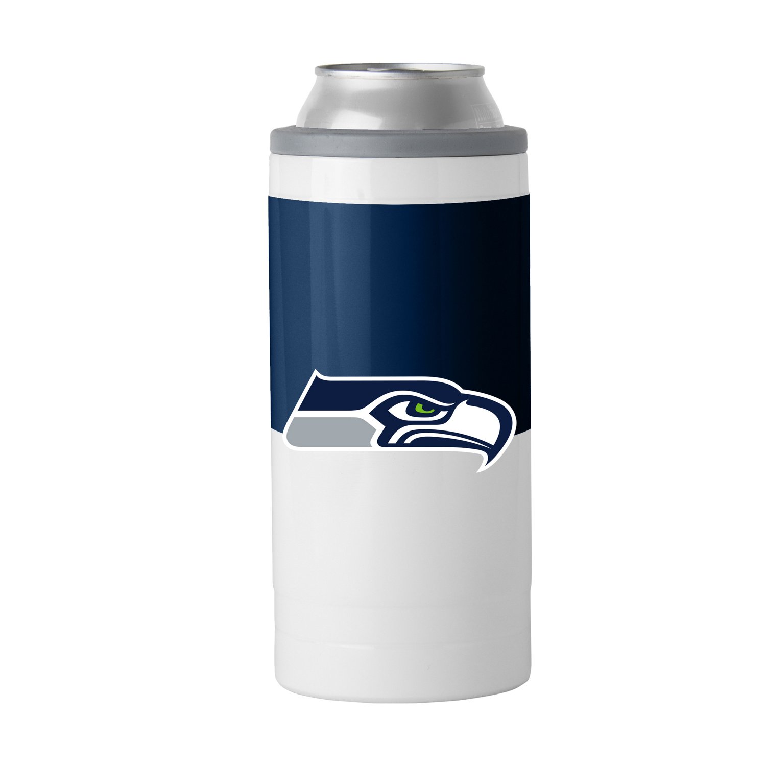 Logo Brands Seattle Seahawks Colorblock 12 oz Slim Can Coolie | Academy