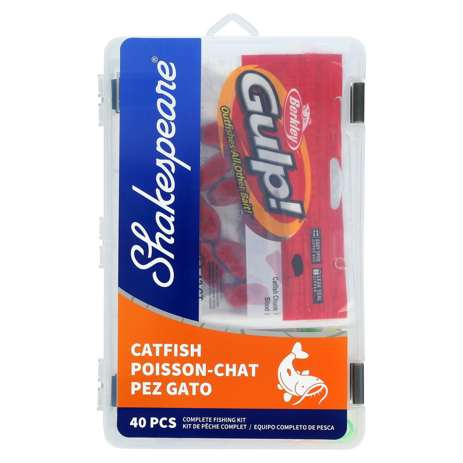 Shakespeare Catch More Fish Catfish Spincast Combo | Academy