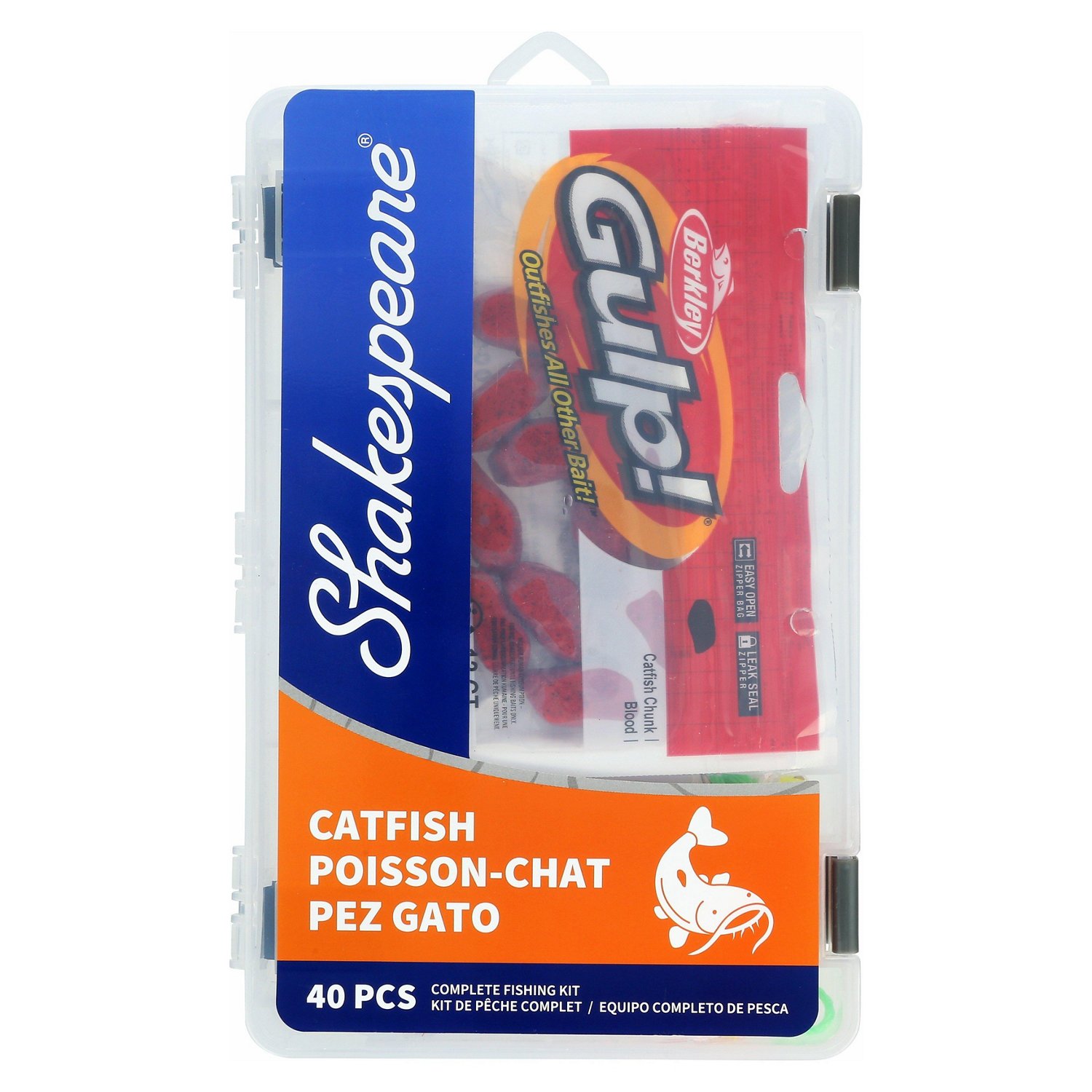 Shakespeare Catch More Fish Catfish Spinning Combo | Academy