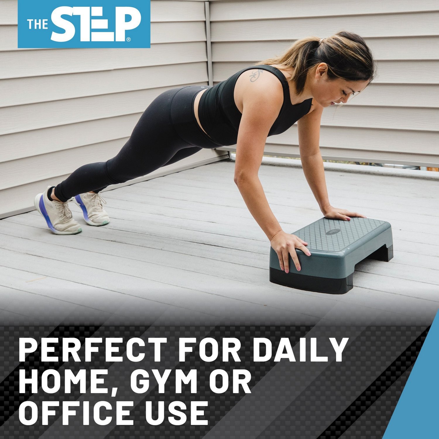 The Step Adjustable Mini Aerobic Step Platform | Academy