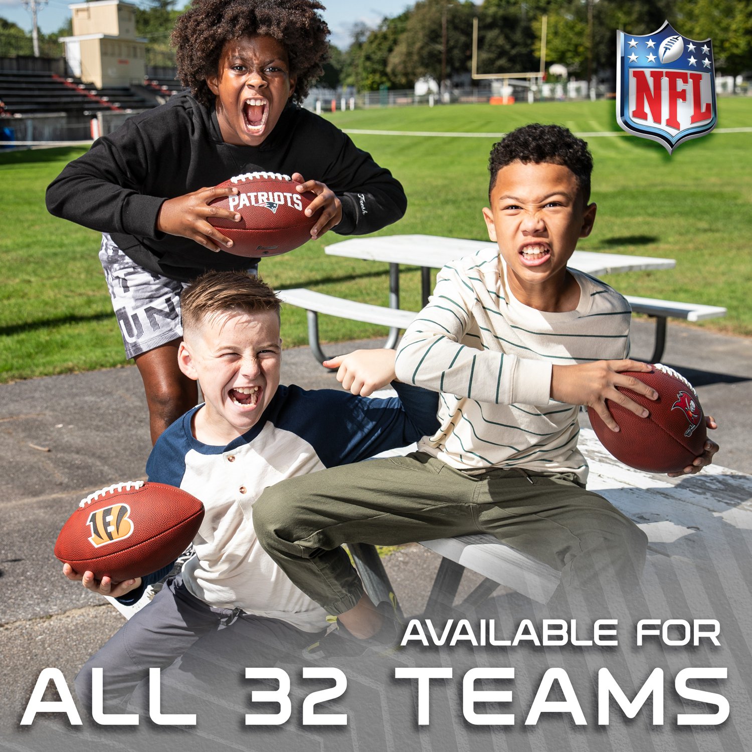Franklin Sports New England Patriots NFL Junior Football | Academy