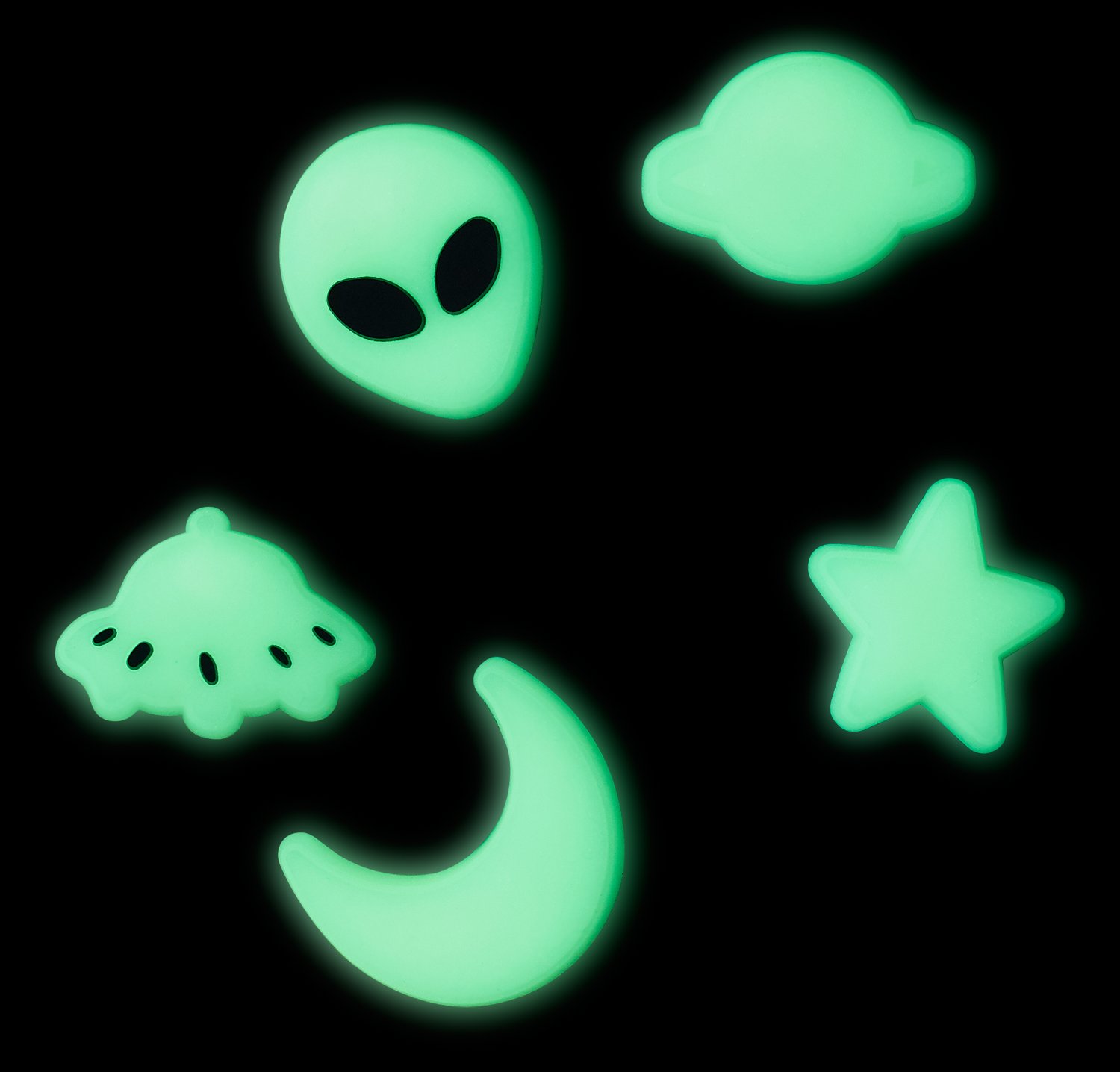 Crocs Glow Ceiling Stars Jibbitz Charms 5-Pack | Academy