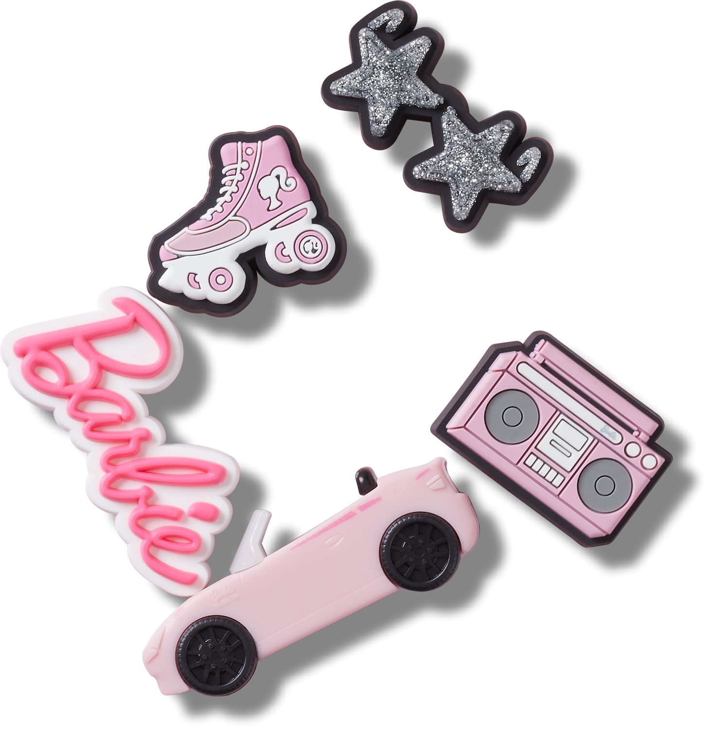 Crocs Jibbitz Barbie Pink 5-Pack | Academy
