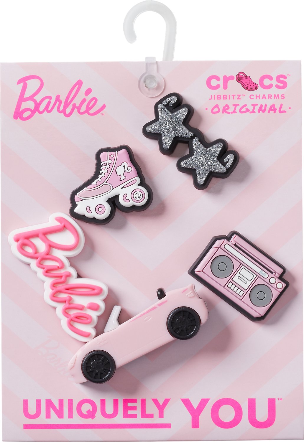Crocs Jibbitz Barbie Pink 5-Pack | Academy