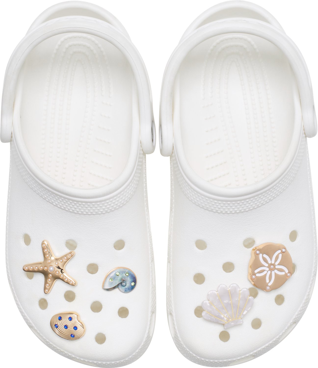 Crocs Jibbitz Gold Seashell | Academy