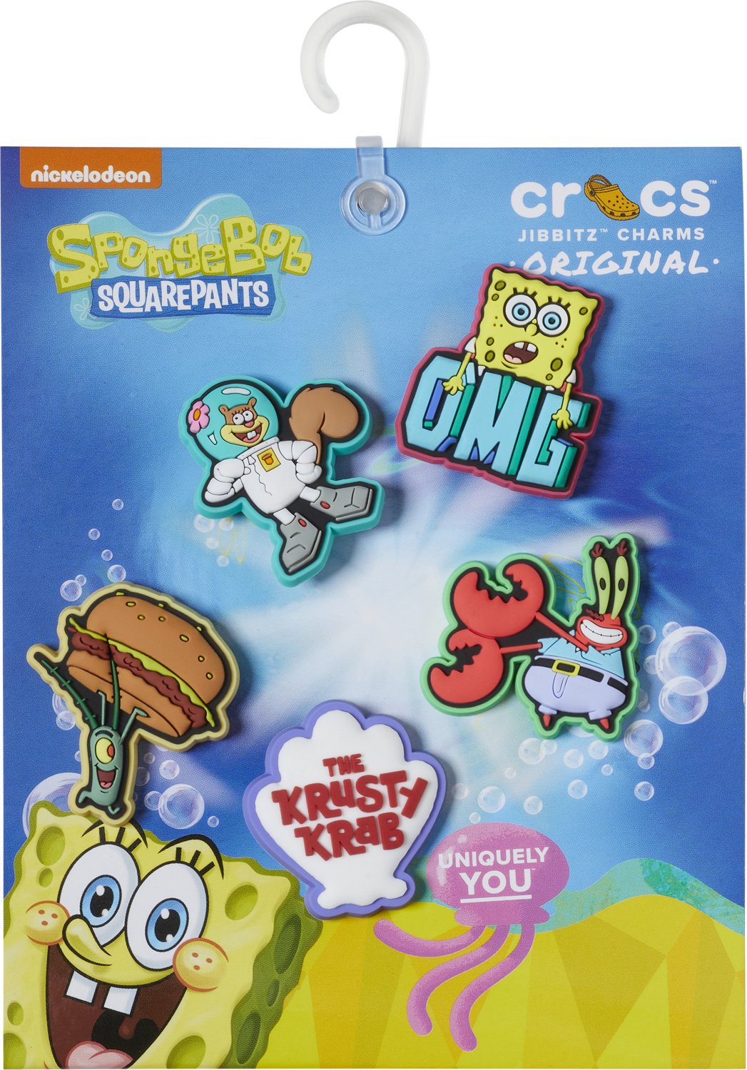 Crocs Spongebob Jibbitz 5-Pack | Academy