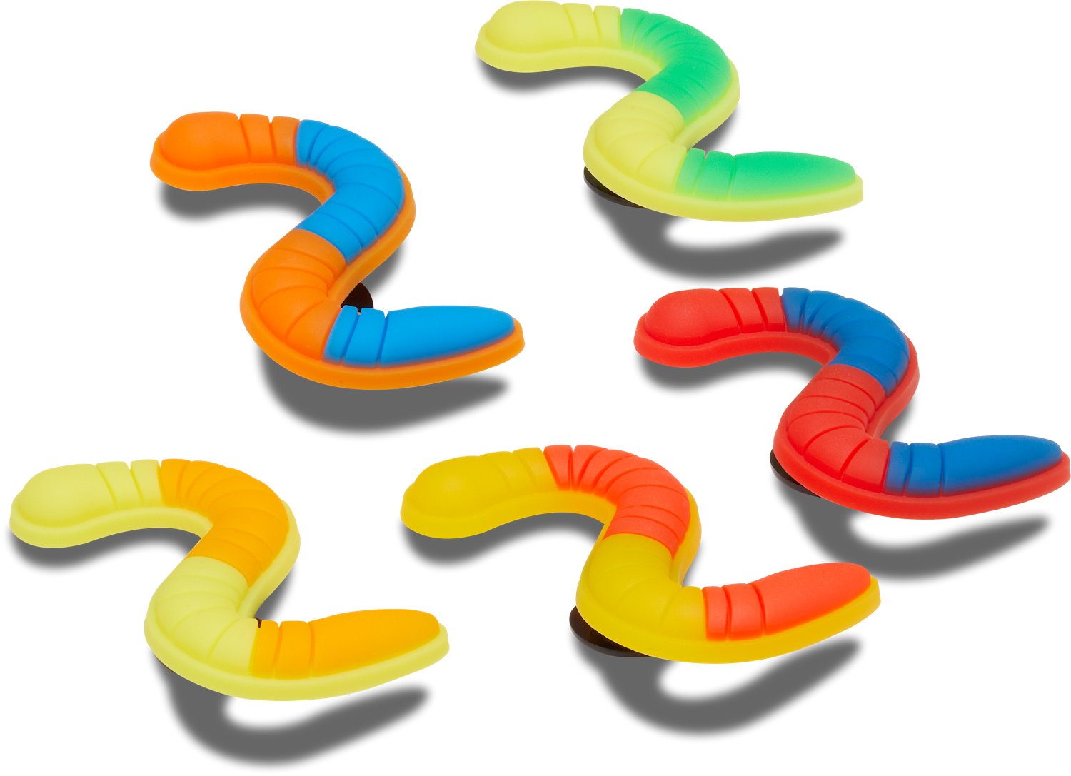 Crocs UV Changing Candy Worms Jibbitz Charms 5-Pack | Academy