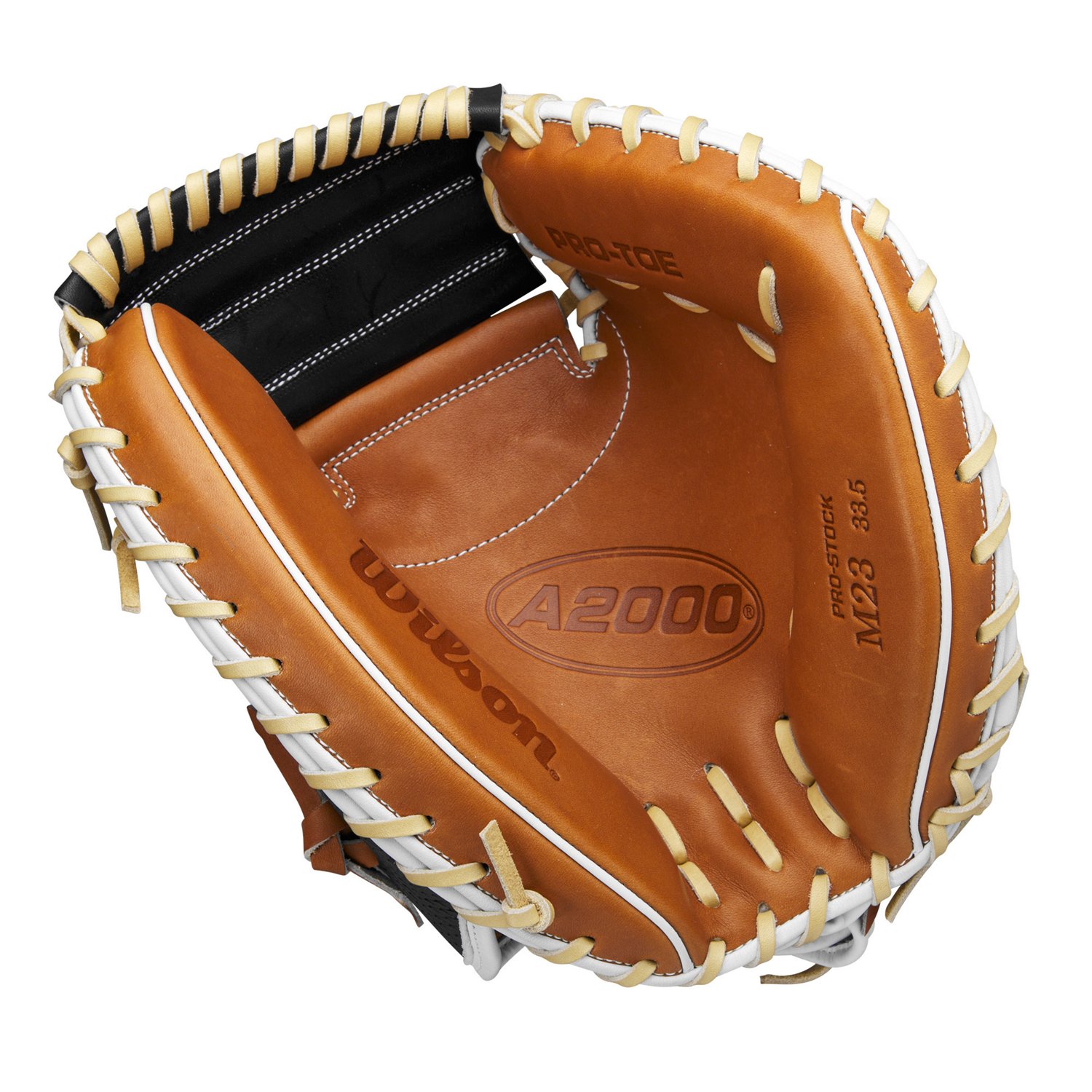 Wilson 2024 A2000 M23 with SuperSkin 33.5 in Baseball Catcher’s Mitt ...
