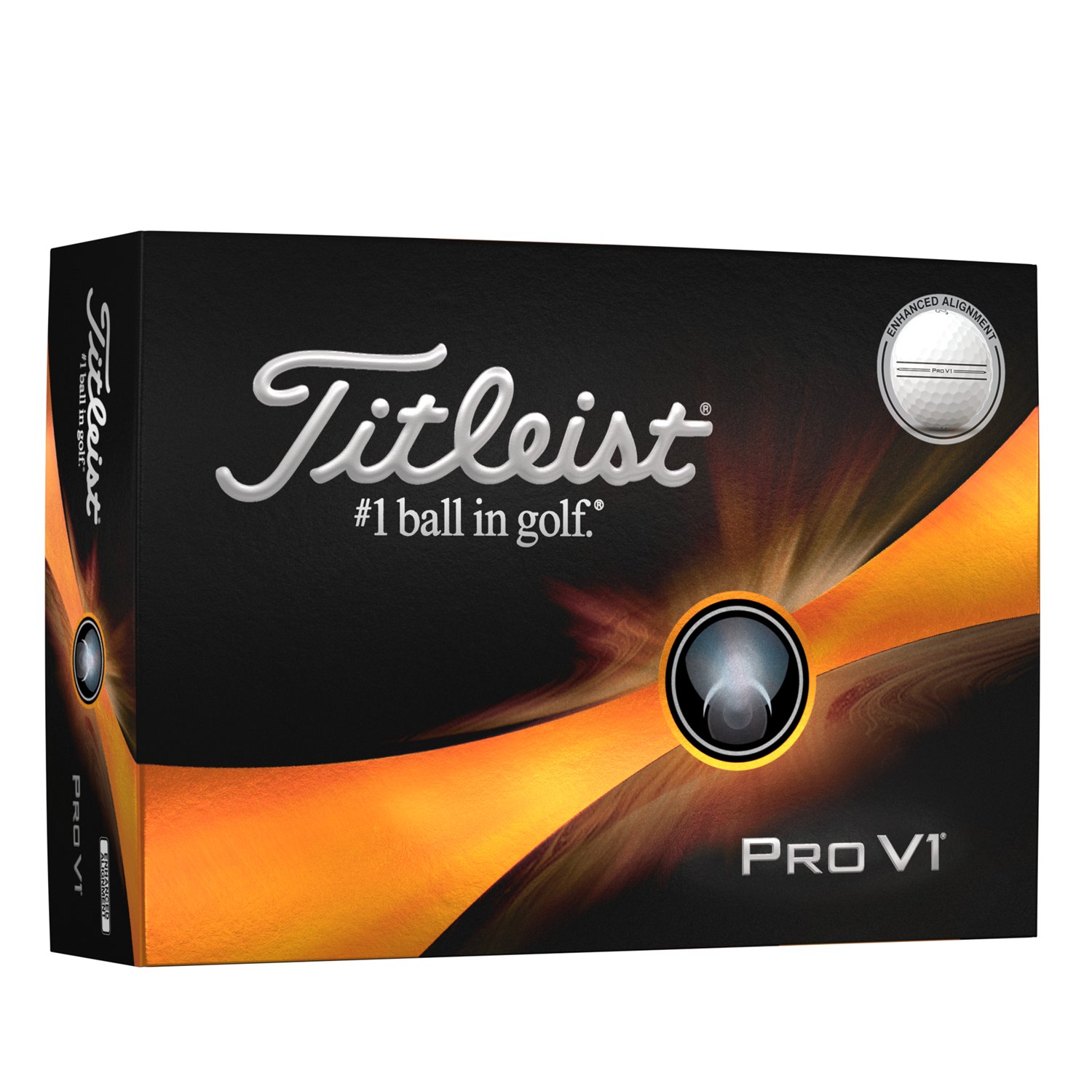 Titleist Pro V1 Enhanced Alignment Golf Balls - 12 Pack | Academy