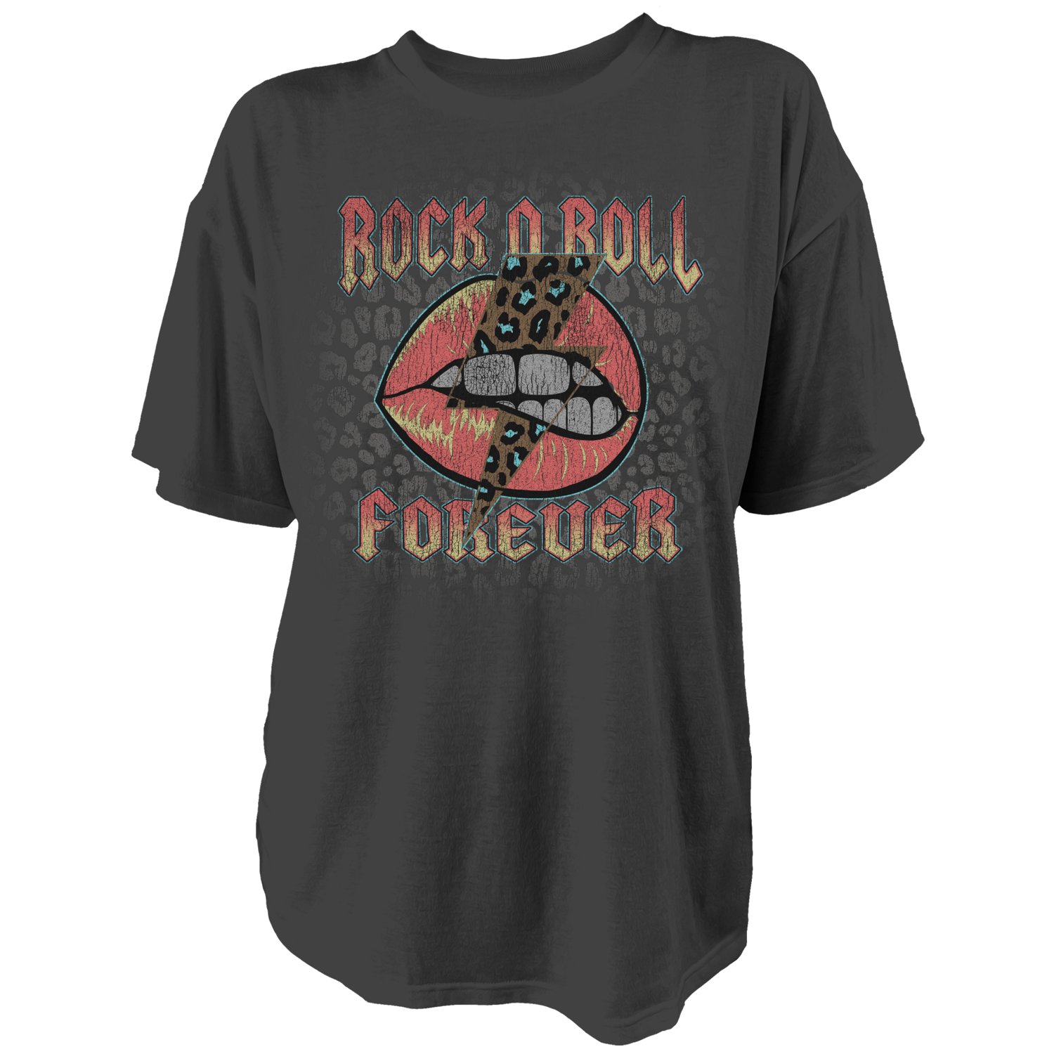Live Outside the Limits Women's Rock N Roll Forever Oversize T-shirt ...