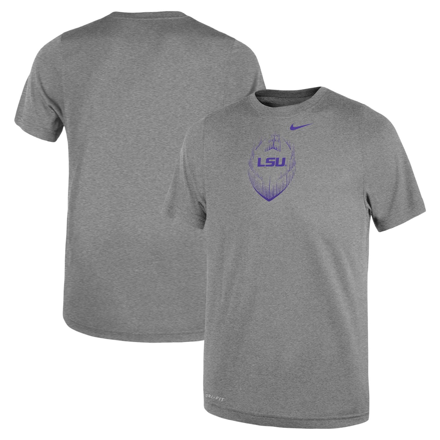 Nike LSU Tigers Legend Football Performance T-Shirt | Academy