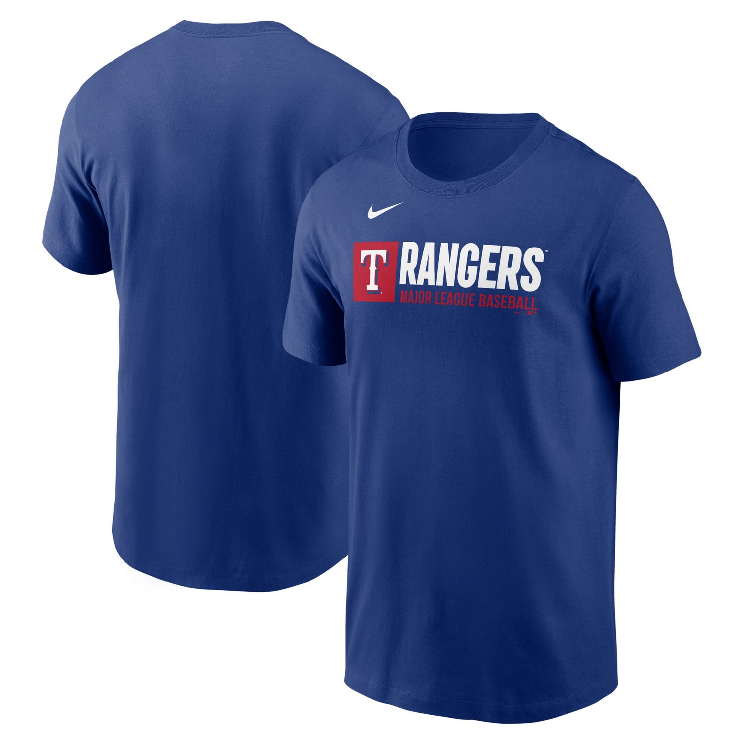 Nike Texas Rangers Team Block T-Shirt | Academy