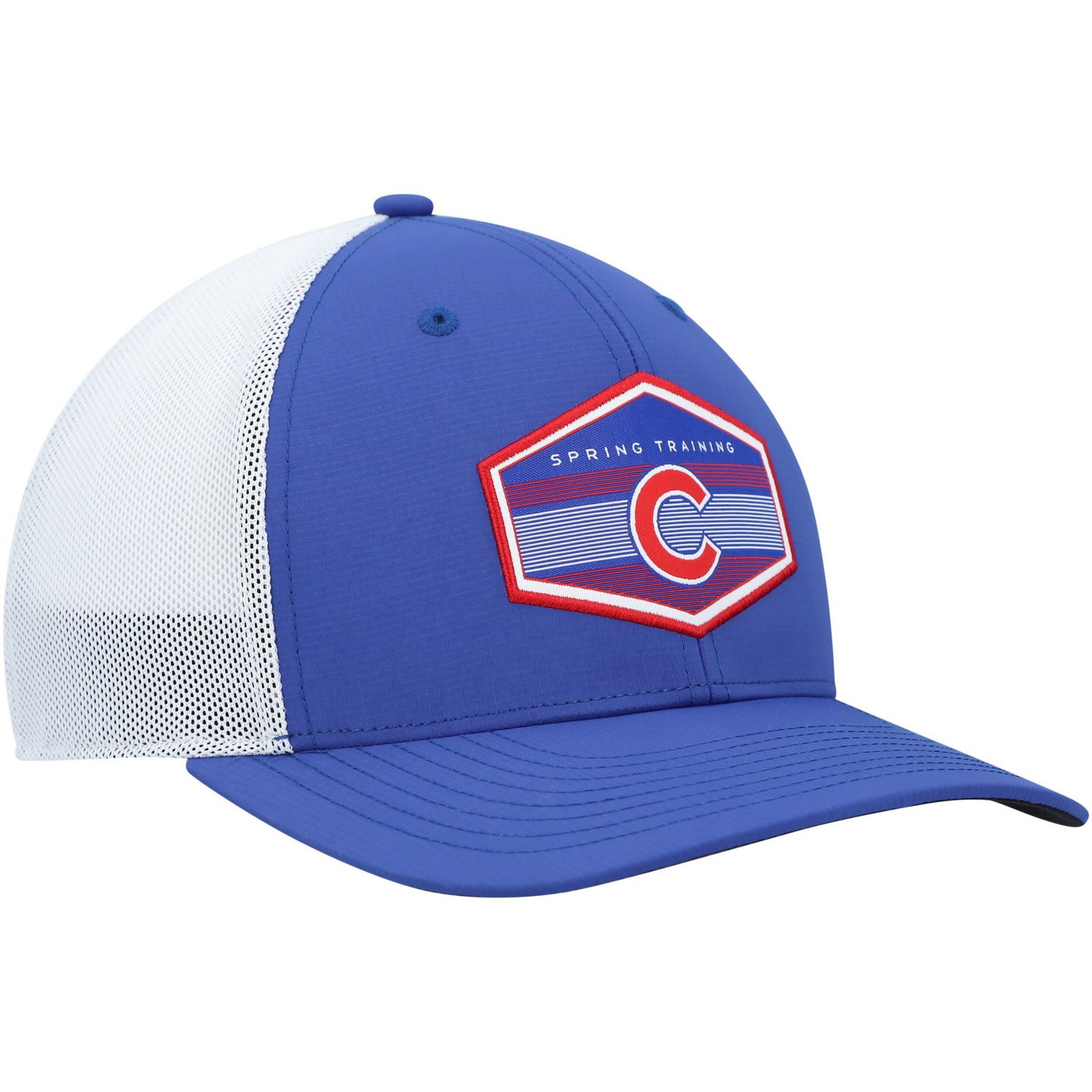 '47 /White Chicago Cubs Spring Training Burgess Trucker Adjustable Hat ...
