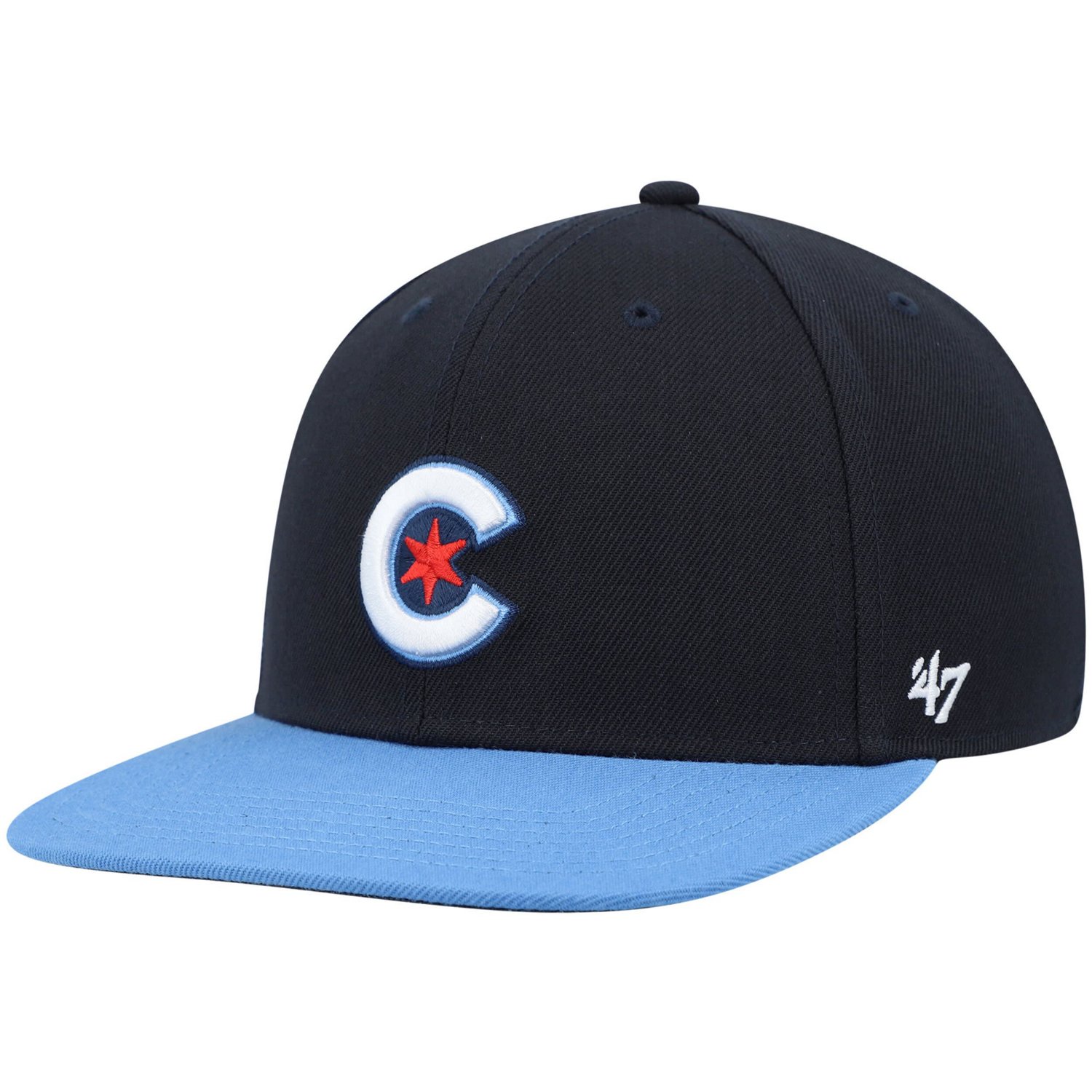 '47 Chicago Cubs 2021 City Connect Captain Snapback Hat | Academy