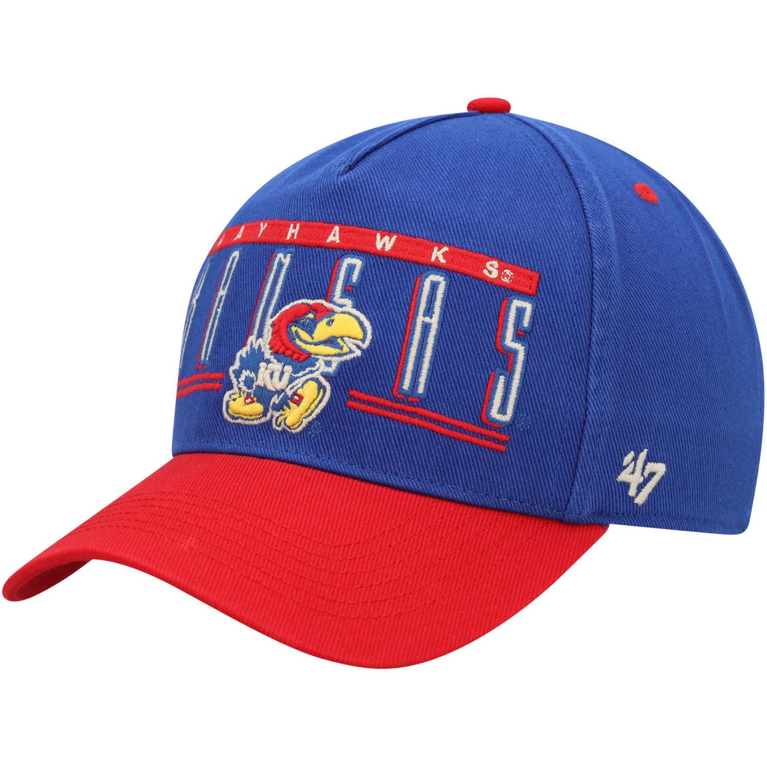 '47 Kansas Jayhawks Double Header Hitch Adjustable Hat | Academy