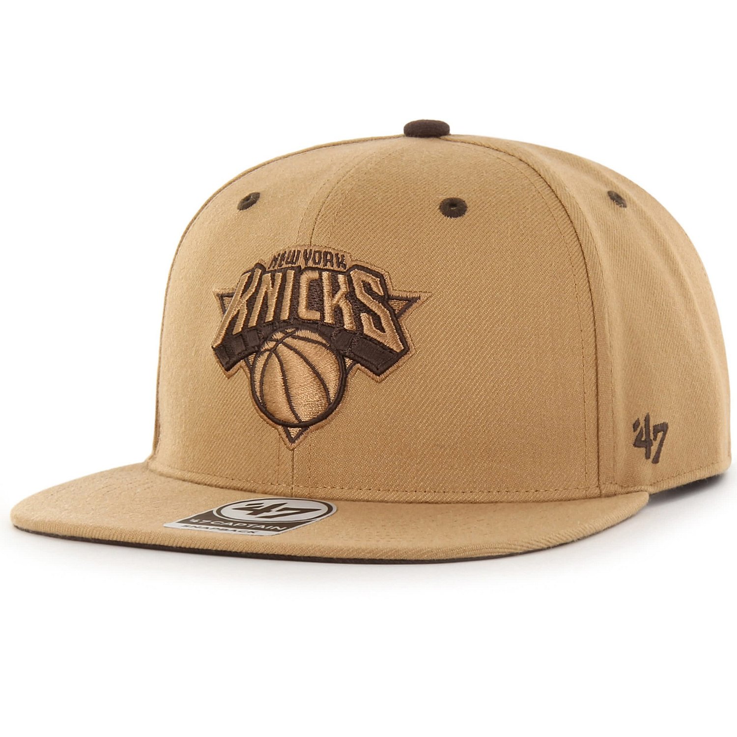 '47 New York Knicks Toffee Captain Snapback Hat | Academy