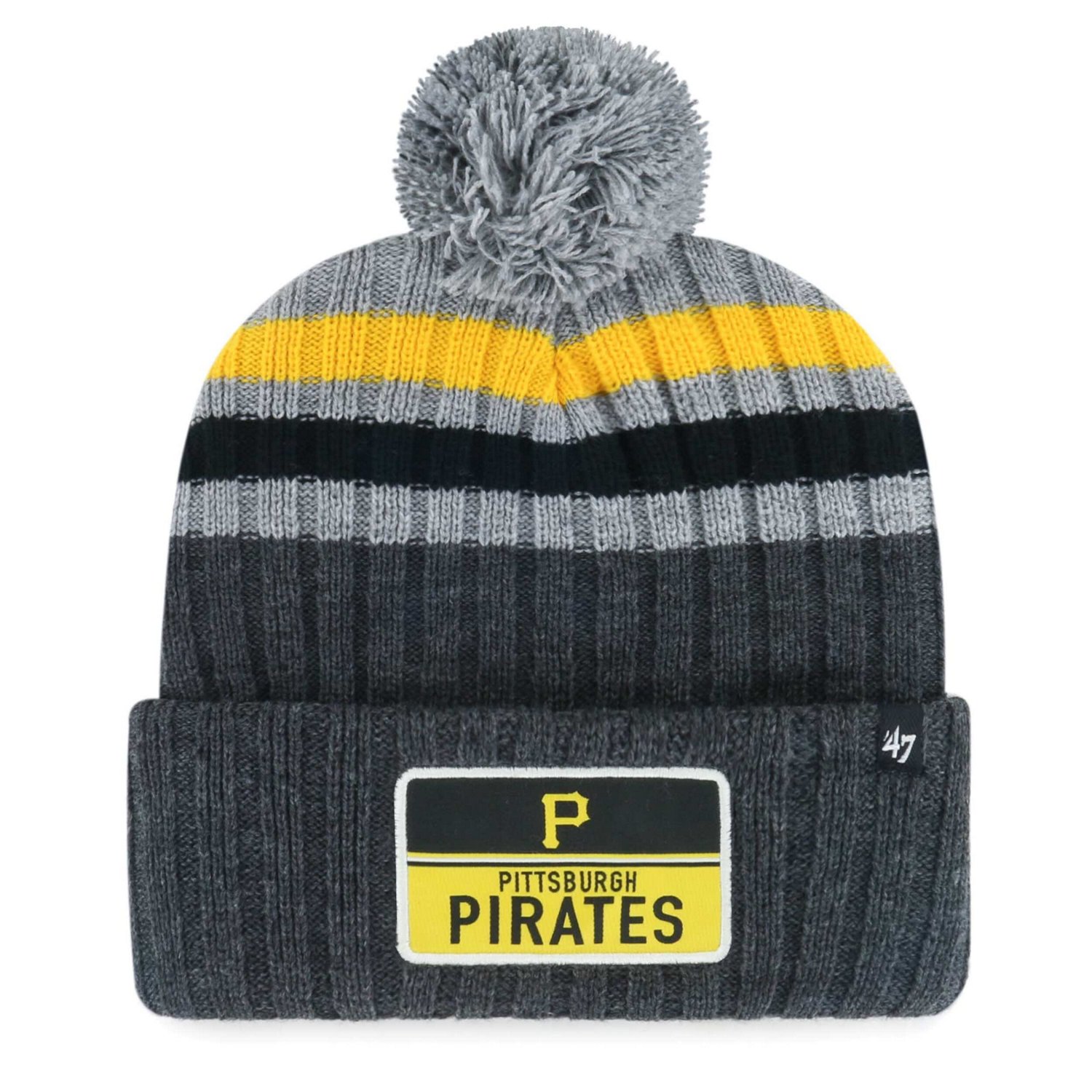 '47 Pittsburgh Pirates Stack Cuffed Knit Hat with Pom | Academy