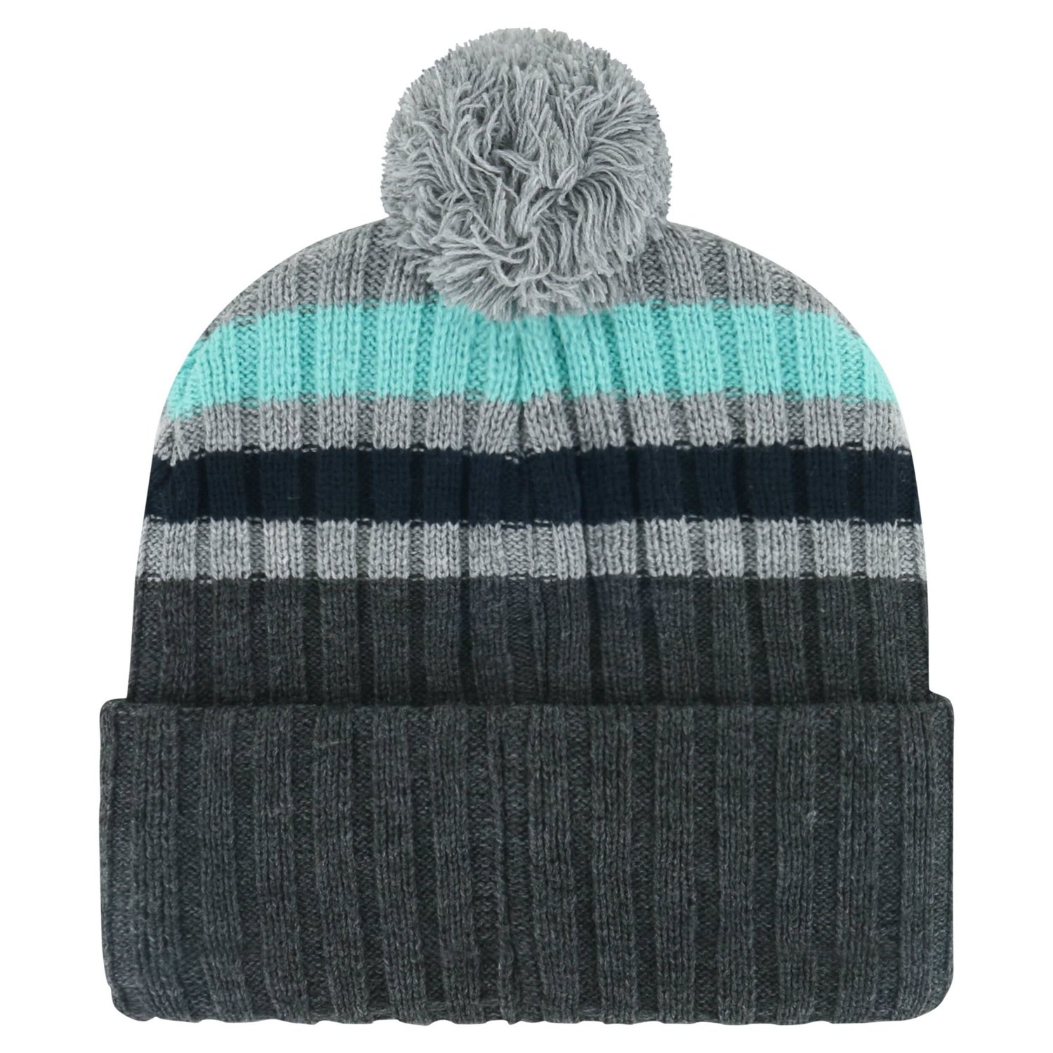 '47 Seattle Kraken Stack Patch Cuffed Knit Hat with Pom | Academy