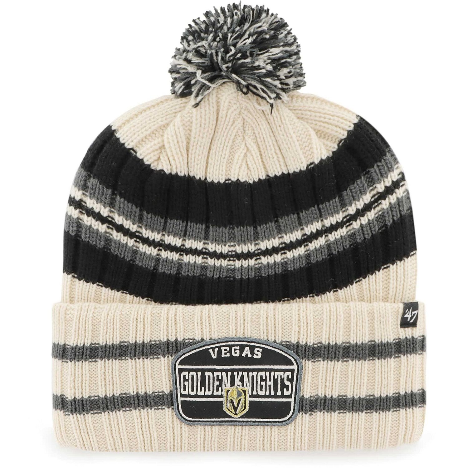 '47 Vegas Golden Knights Hone Patch Cuffed Knit Hat with Pom | Academy