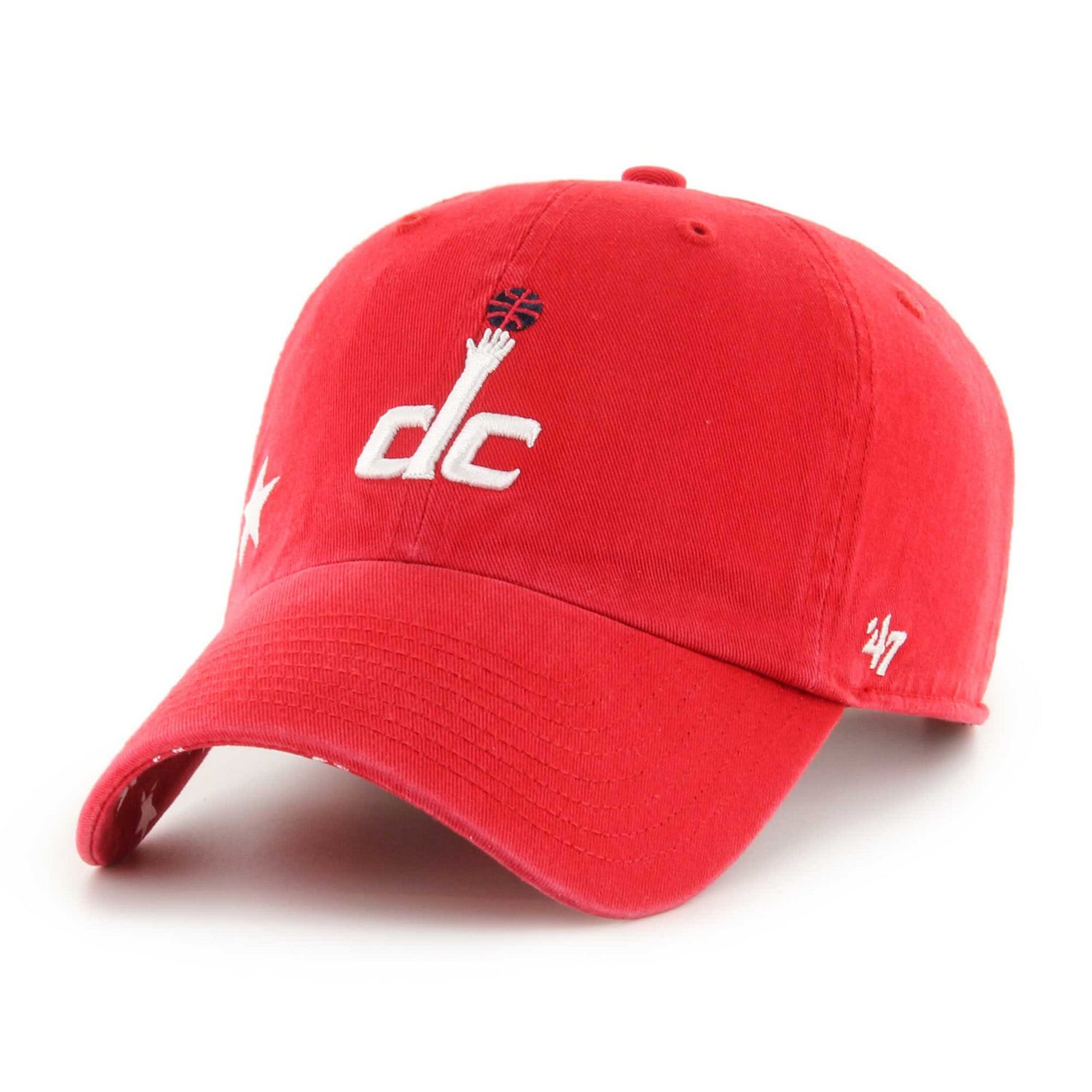 '47 Washington Wizards Confetti Undervisor Clean Up Adjustable Hat ...