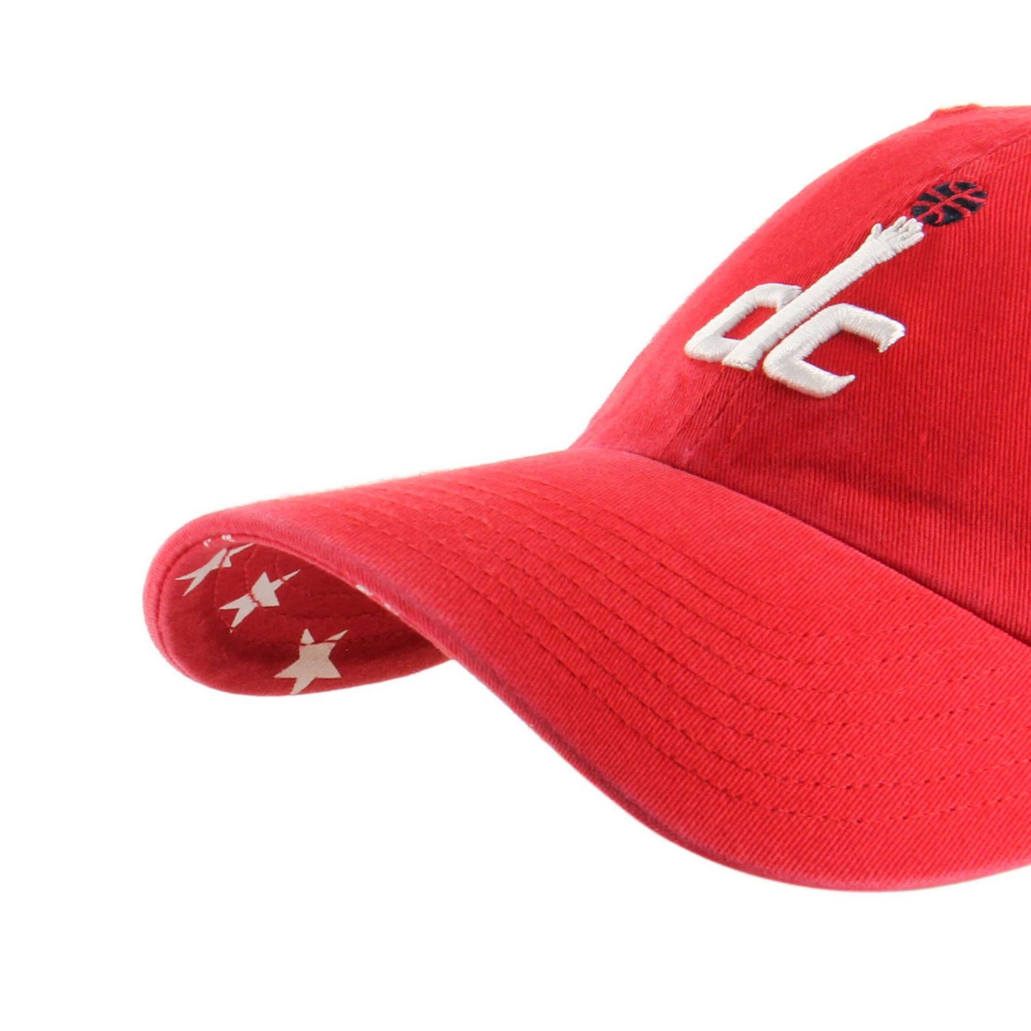 '47 Washington Wizards Confetti Undervisor Clean Up Adjustable Hat ...