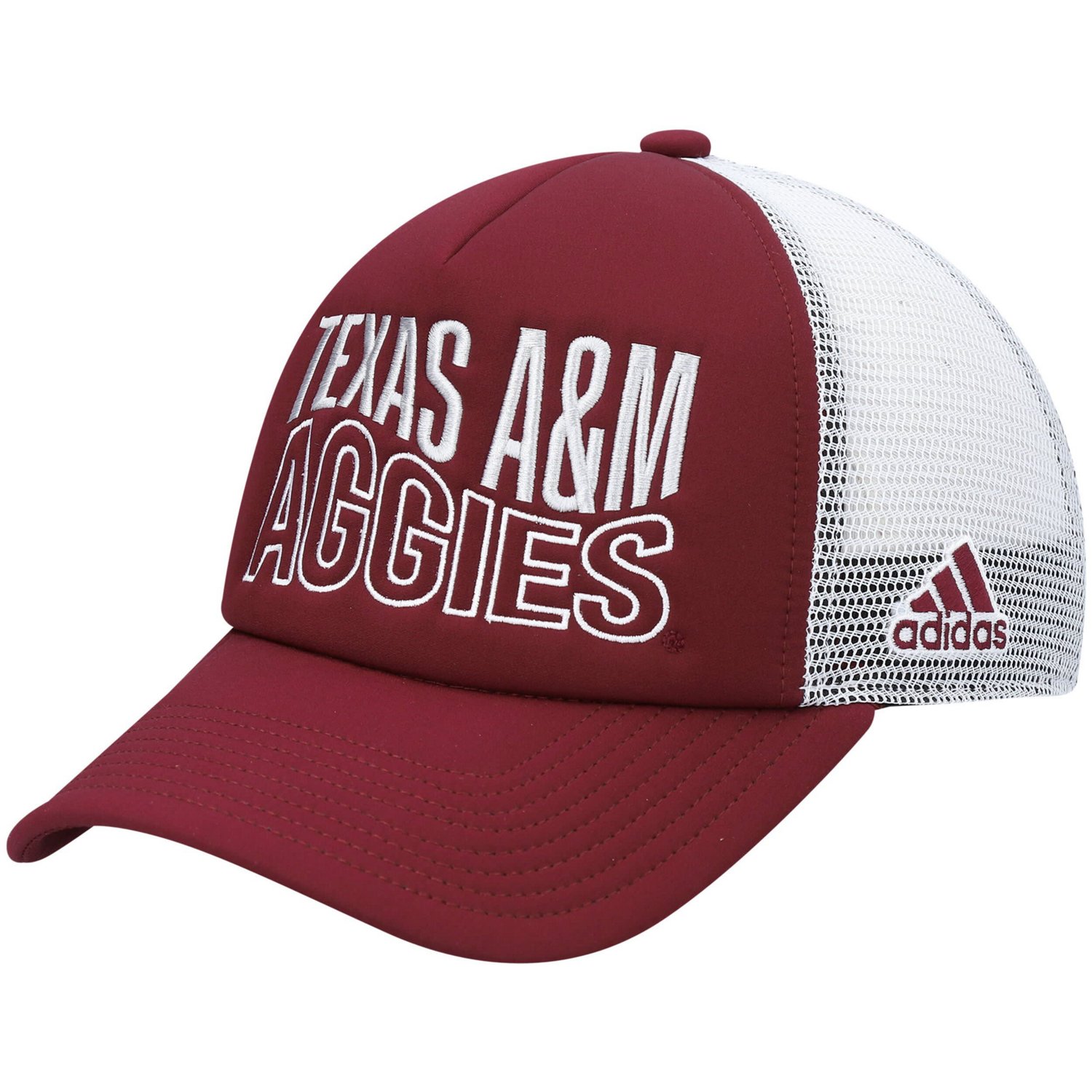 adidas / Texas AM Aggies Wave Foam Trucker Snapback Hat | Academy
