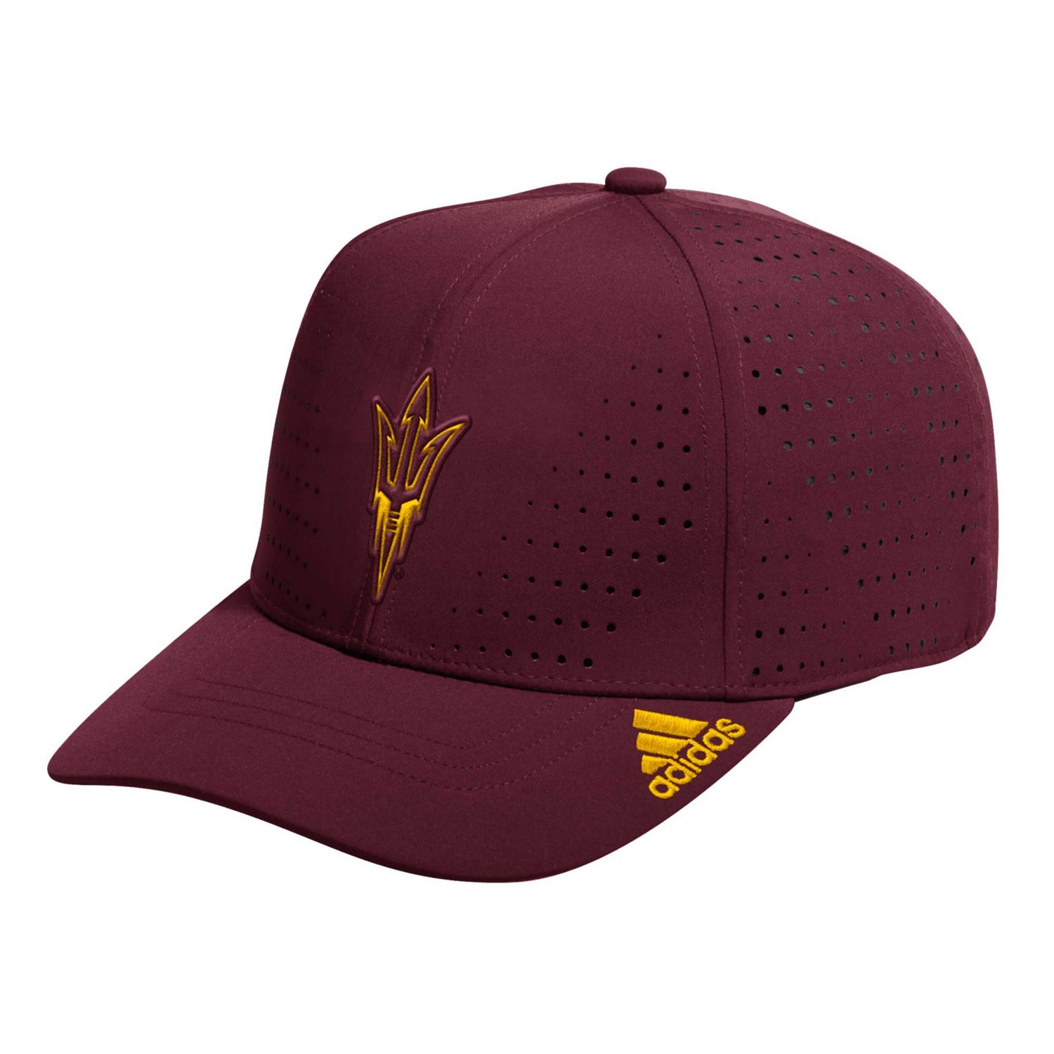 adidas Arizona State Sun Devils Locker Room Perforated Adjustable Hat ...