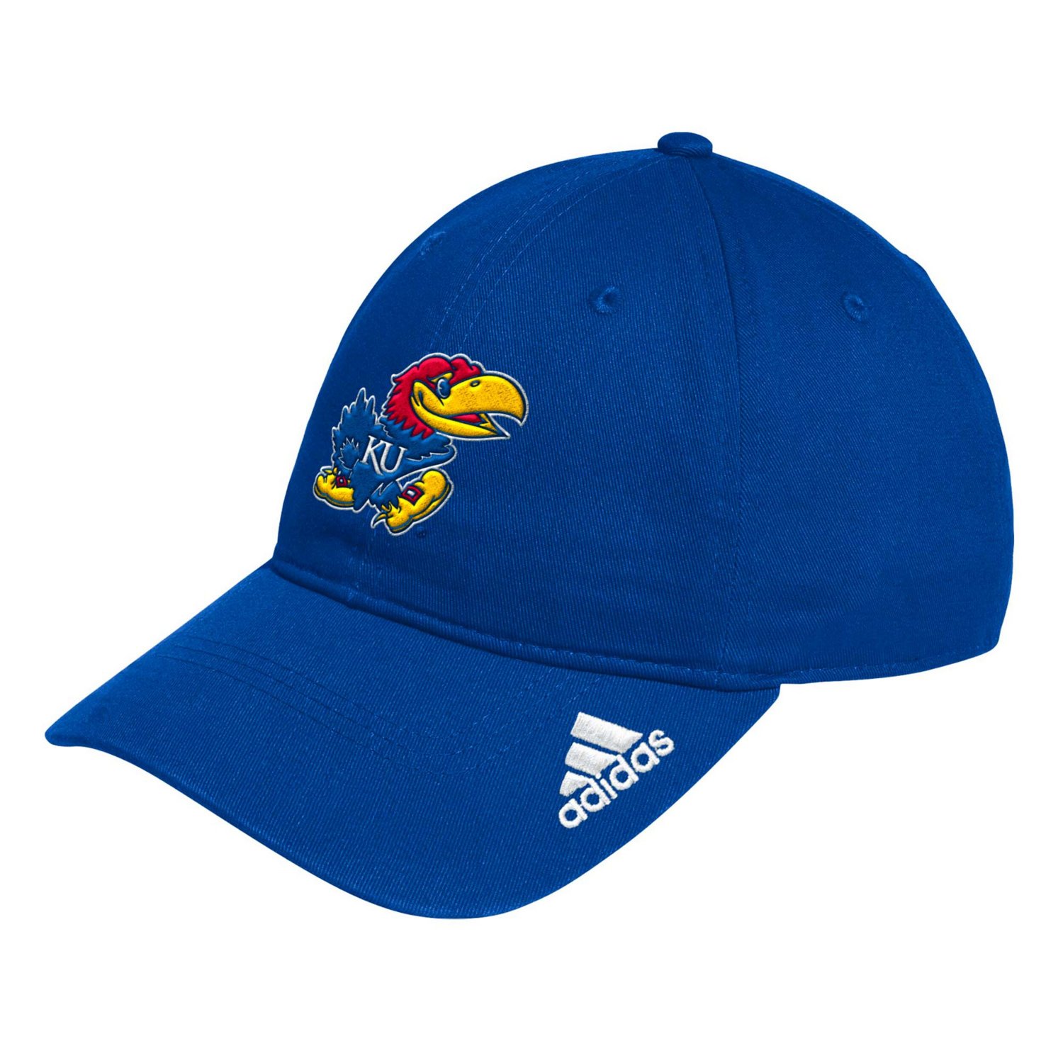 adidas Kansas Jayhawks Locker Room Logo Slouch Adjustable Hat | Academy