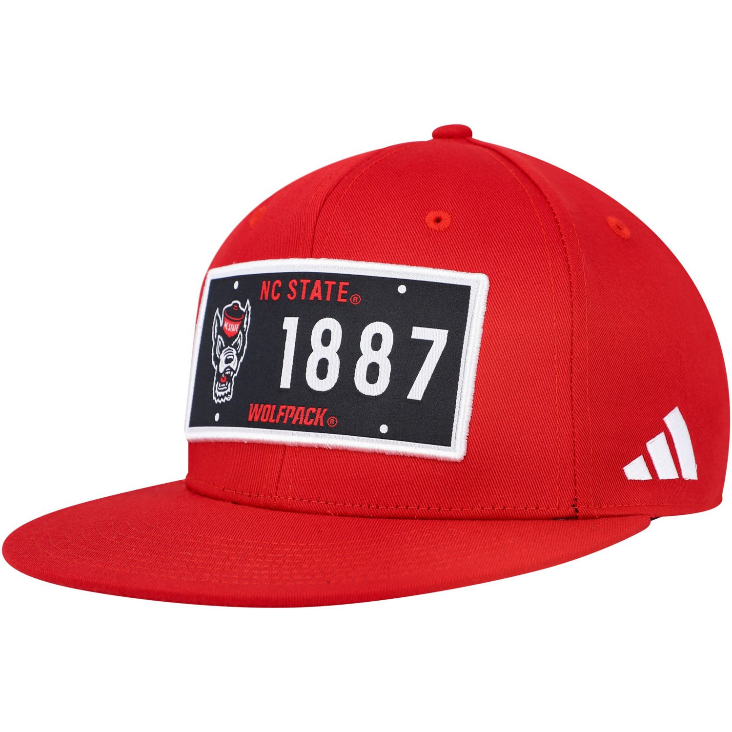 adidas NC State Wolfpack Established Snapback Hat | Academy