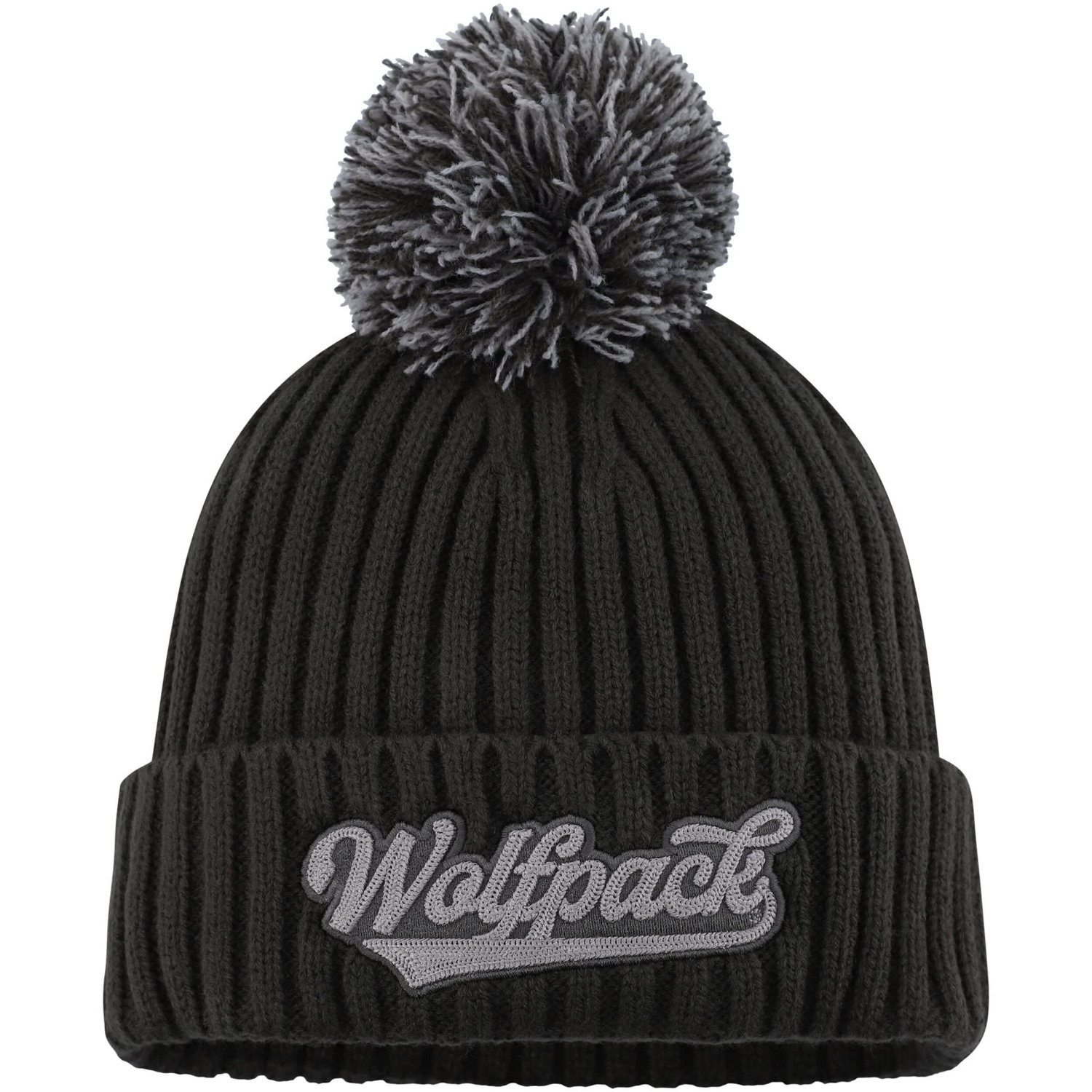 adidas NC State Wolfpack Modern Cuffed Knit Hat with Pom | Academy