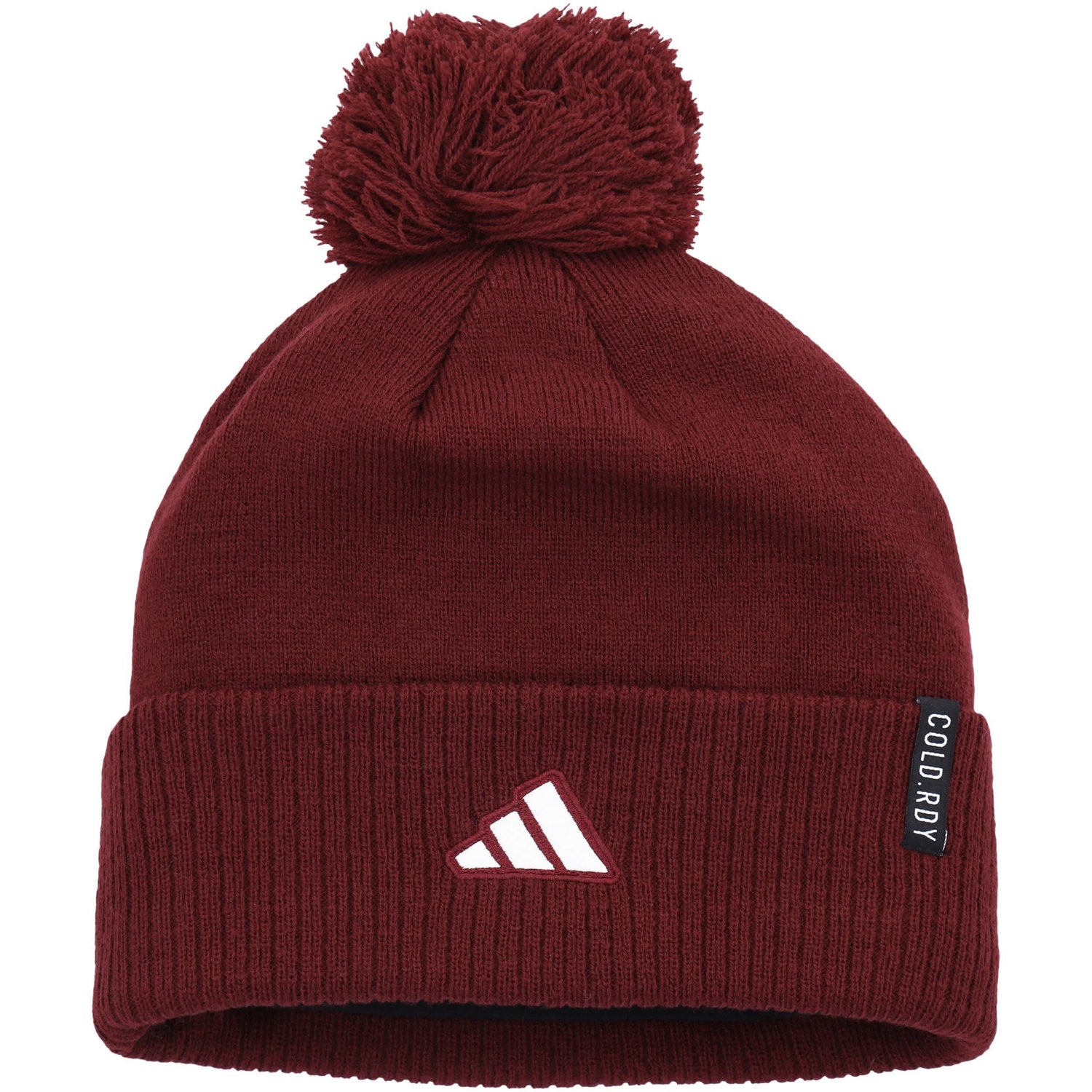 adidas Texas AM Aggies 2023 Sideline COLDRDY Cuffed Knit Hat with Pom ...