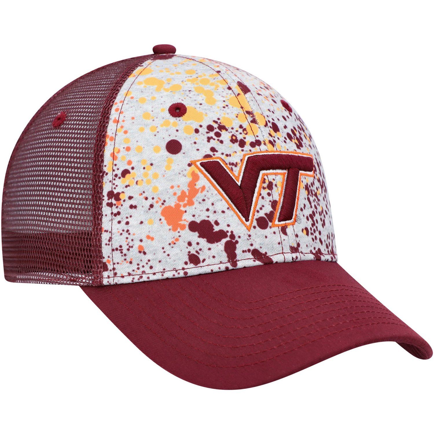 Colosseum /Maroon Virginia Tech Hokies Love Fern Trucker Snapback Hat ...