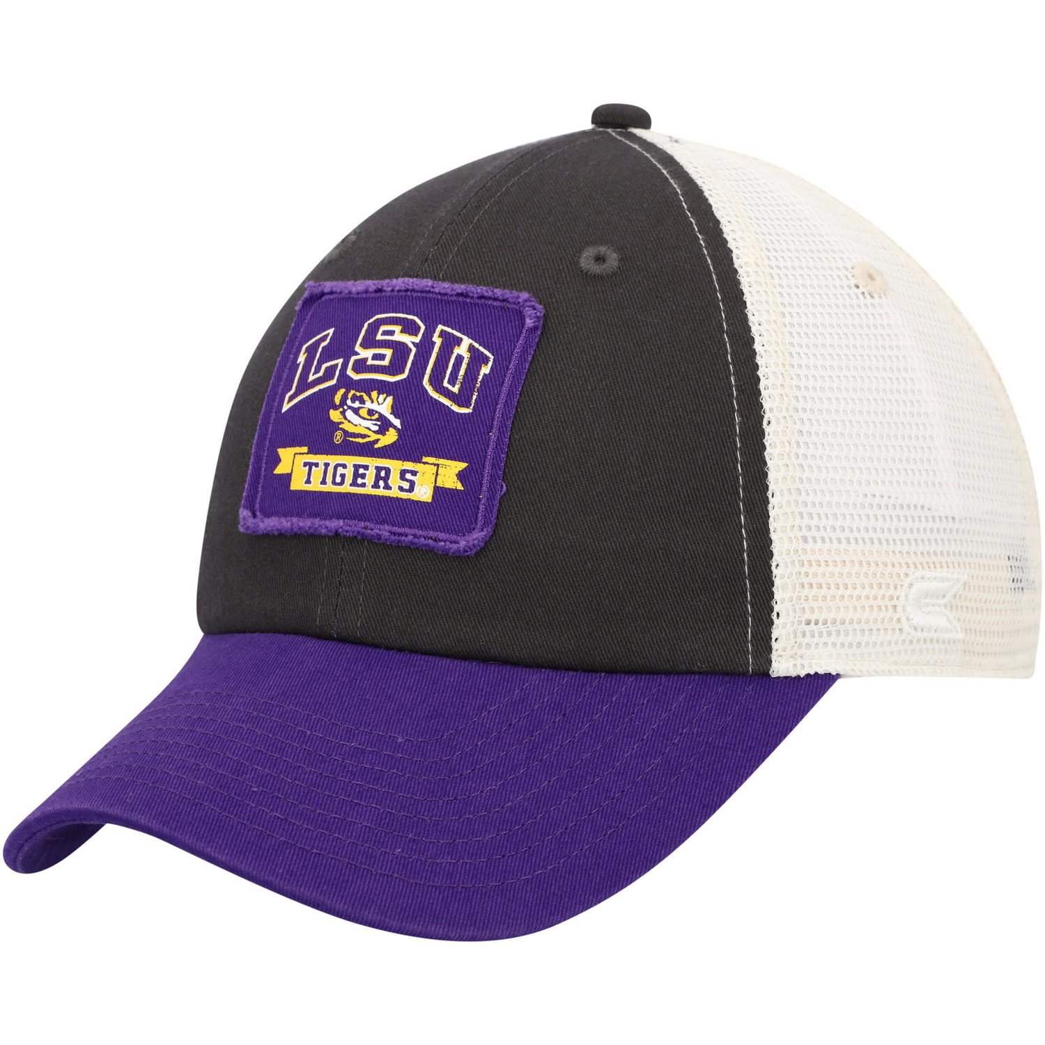 Colosseum LSU Tigers Objection Snapback Hat | Academy