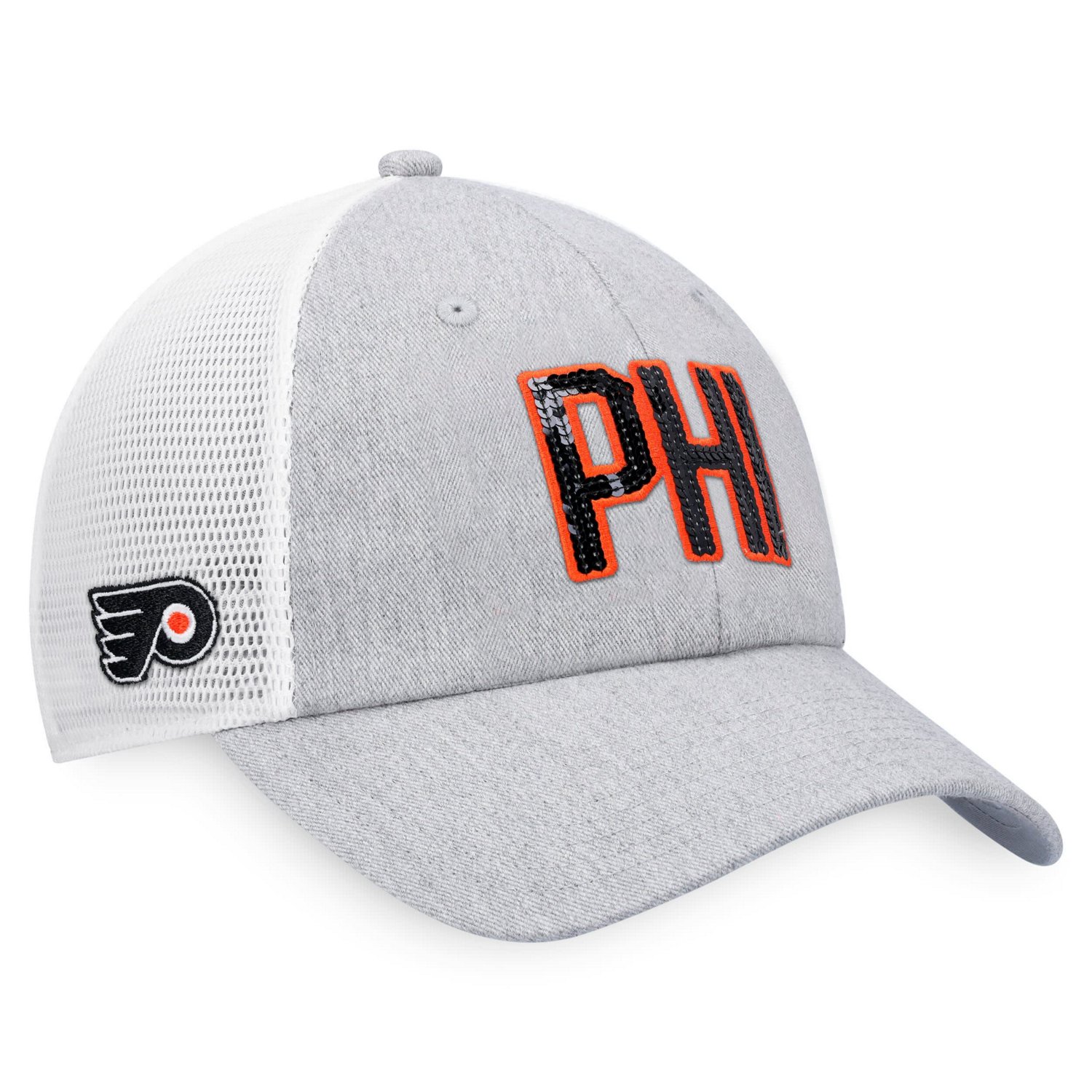 Fanatics / Philadelphia Flyers Iconic Glimmer Trucker Snapback Hat ...