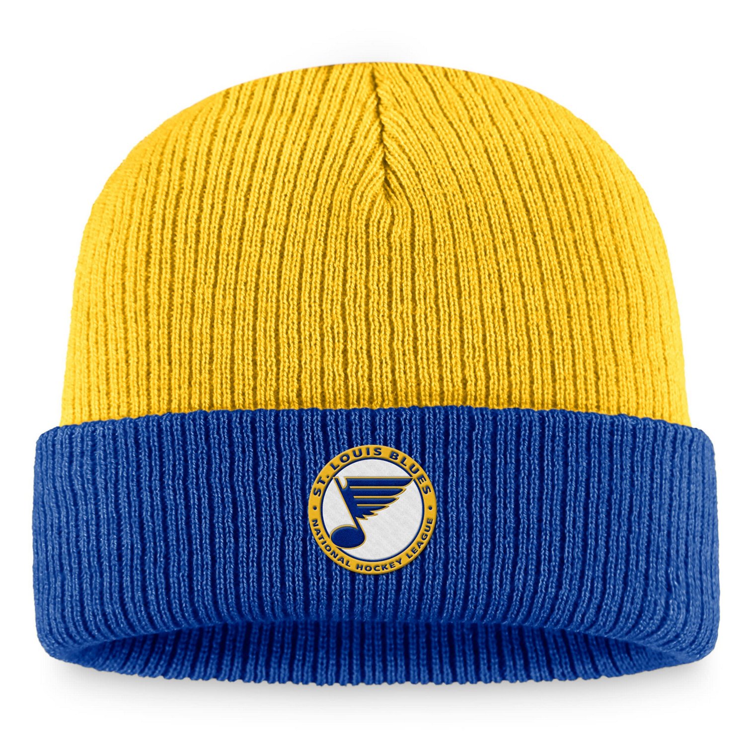 Fanatics Blue St Louis Blues Heritage Vintage Cuffed Knit Hat | Academy
