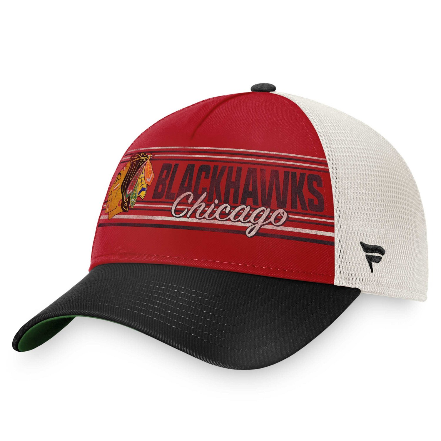 Fanatics Branded /Black Chicago Blackhawks True Classic Retro Trucker ...