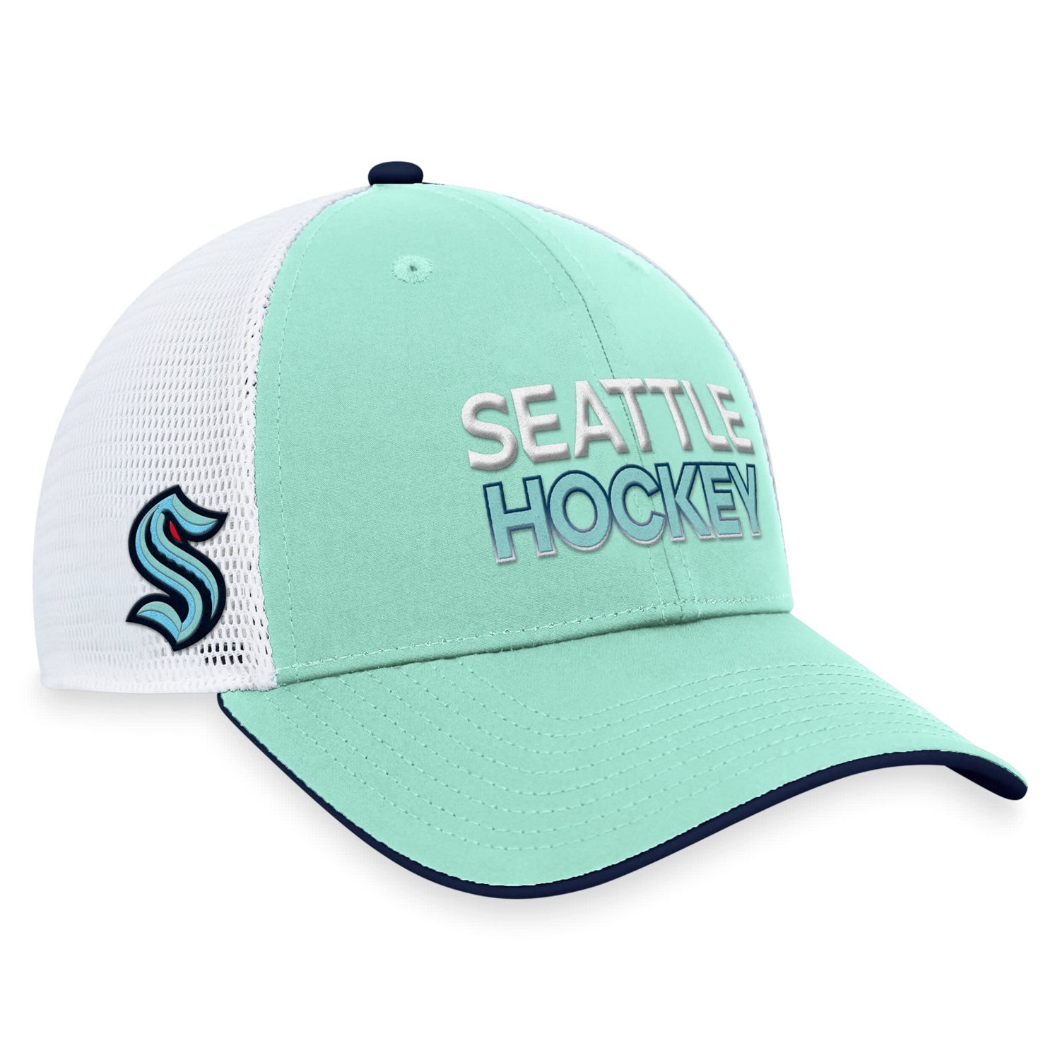 Fanatics Branded Deep Sea Seattle Kraken Authentic Pro Rink Trucker ...