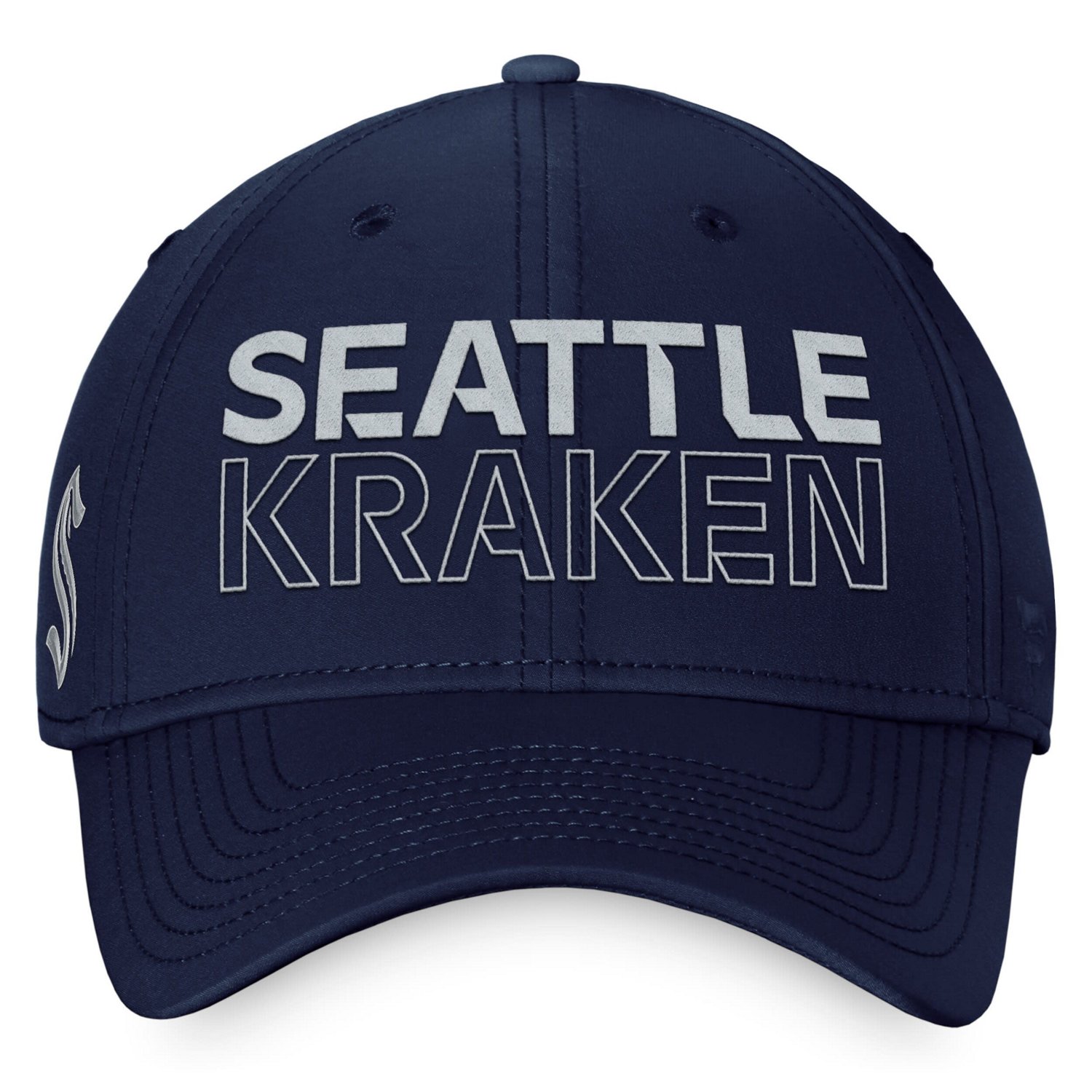 Fanatics Branded Deep Sea Seattle Kraken Authentic Pro Road Flex Hat ...