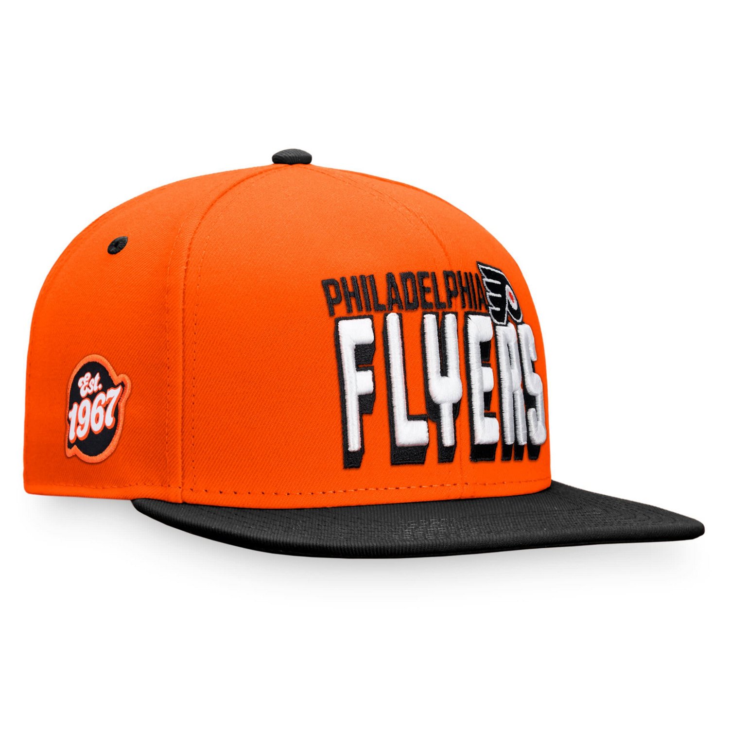 Fanatics /Orange Philadelphia Flyers Heritage Retro Two-Tone Snapback ...
