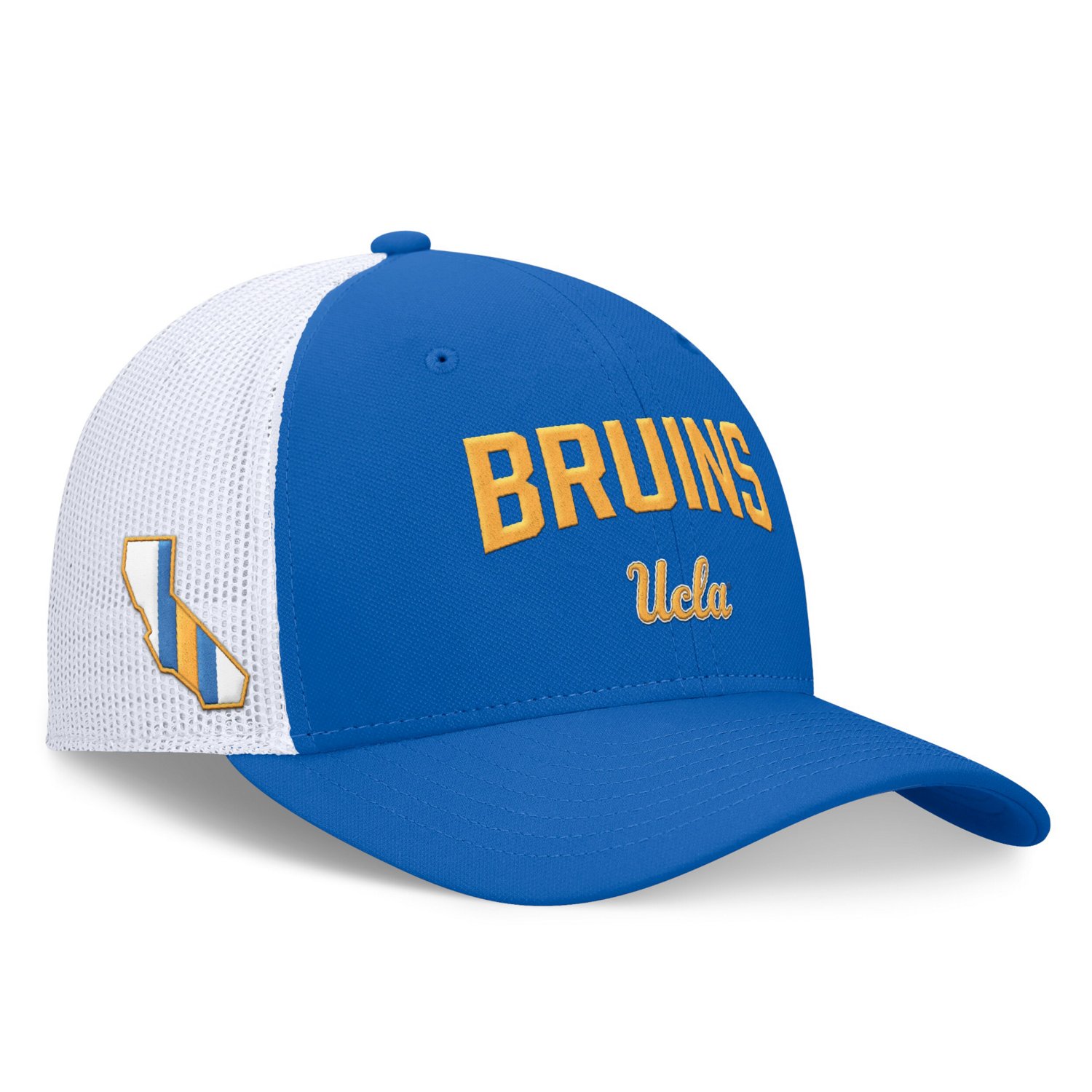 Jordan Brand White UCLA Bruins Primetime Rise City Trucker Adjustable Hat | Academy