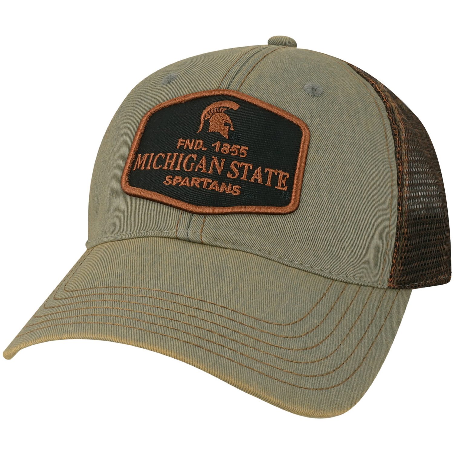 Michigan State Spartans Practice Old Favorite Trucker Snapback Hat ...