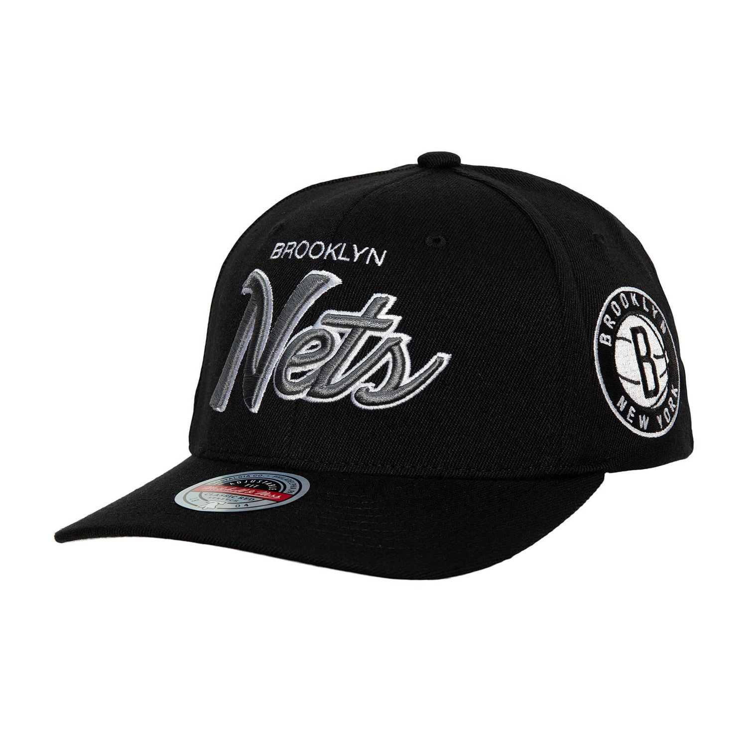Mitchell & Ness Brooklyn Nets MVP Team Script 2.0 Stretch-Snapback Hat ...