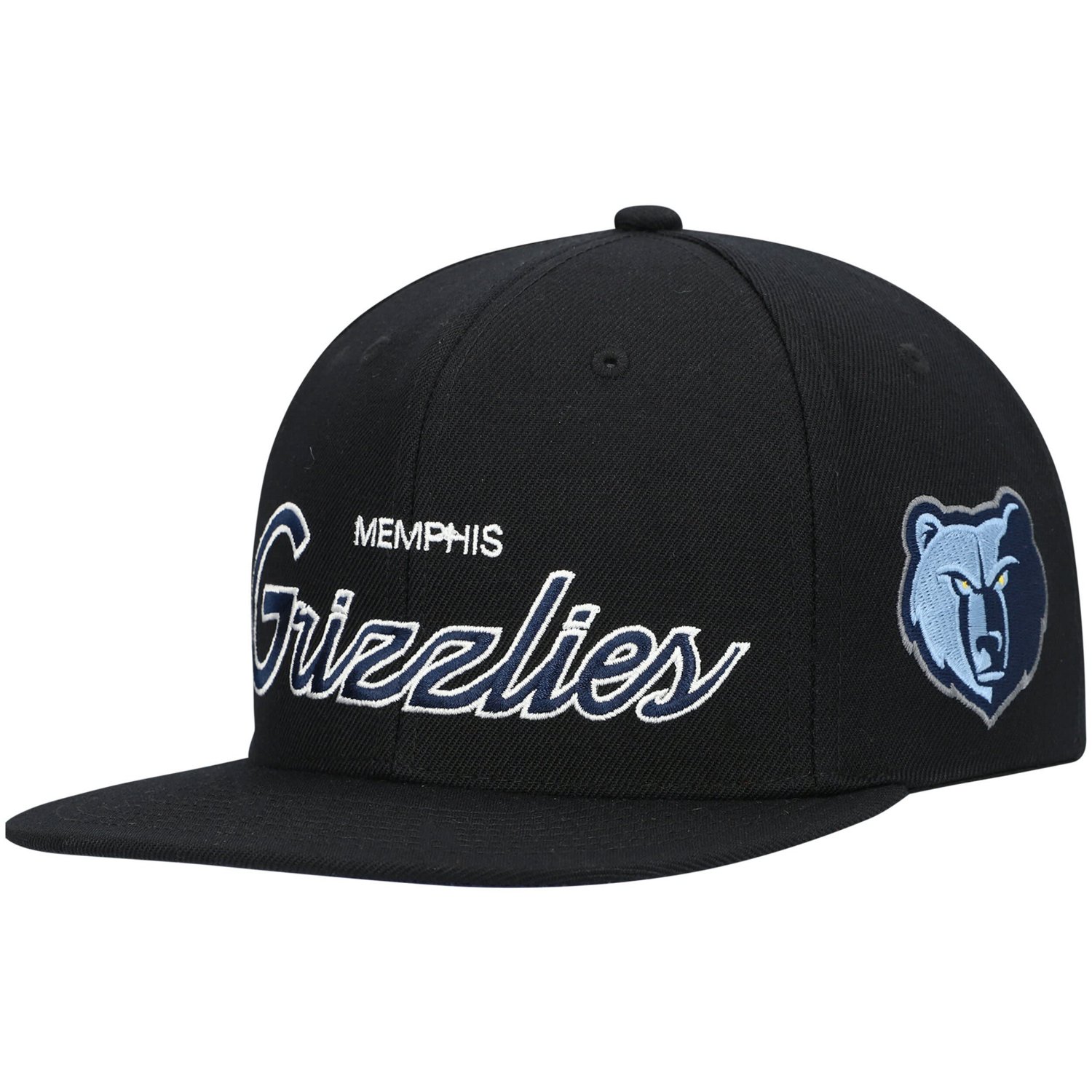 Mitchell & Ness Memphis Grizzlies Hardwood Classics Script 2.0 Snapback Hat | Academy