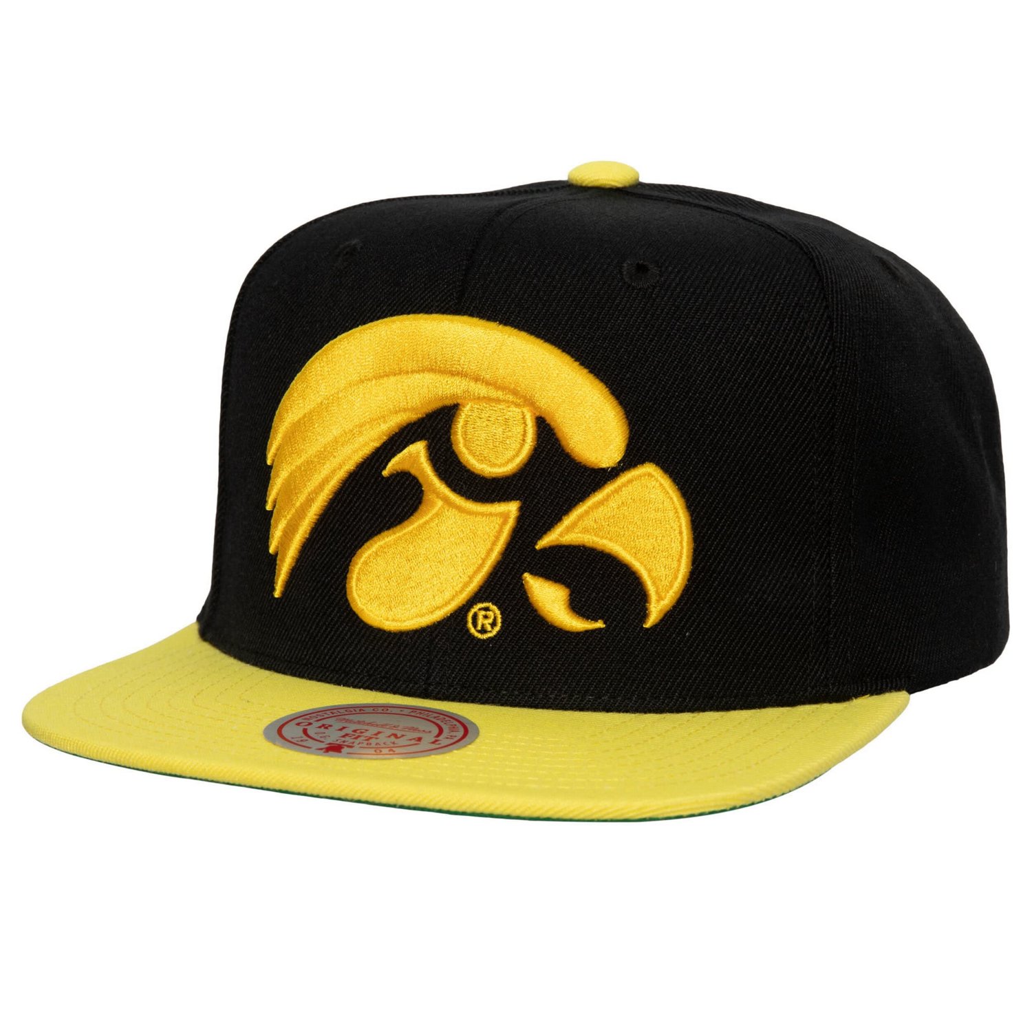 Mitchell Ness /Gold Iowa Hawkeyes 2-Tone 20 Snapback Hat | Academy