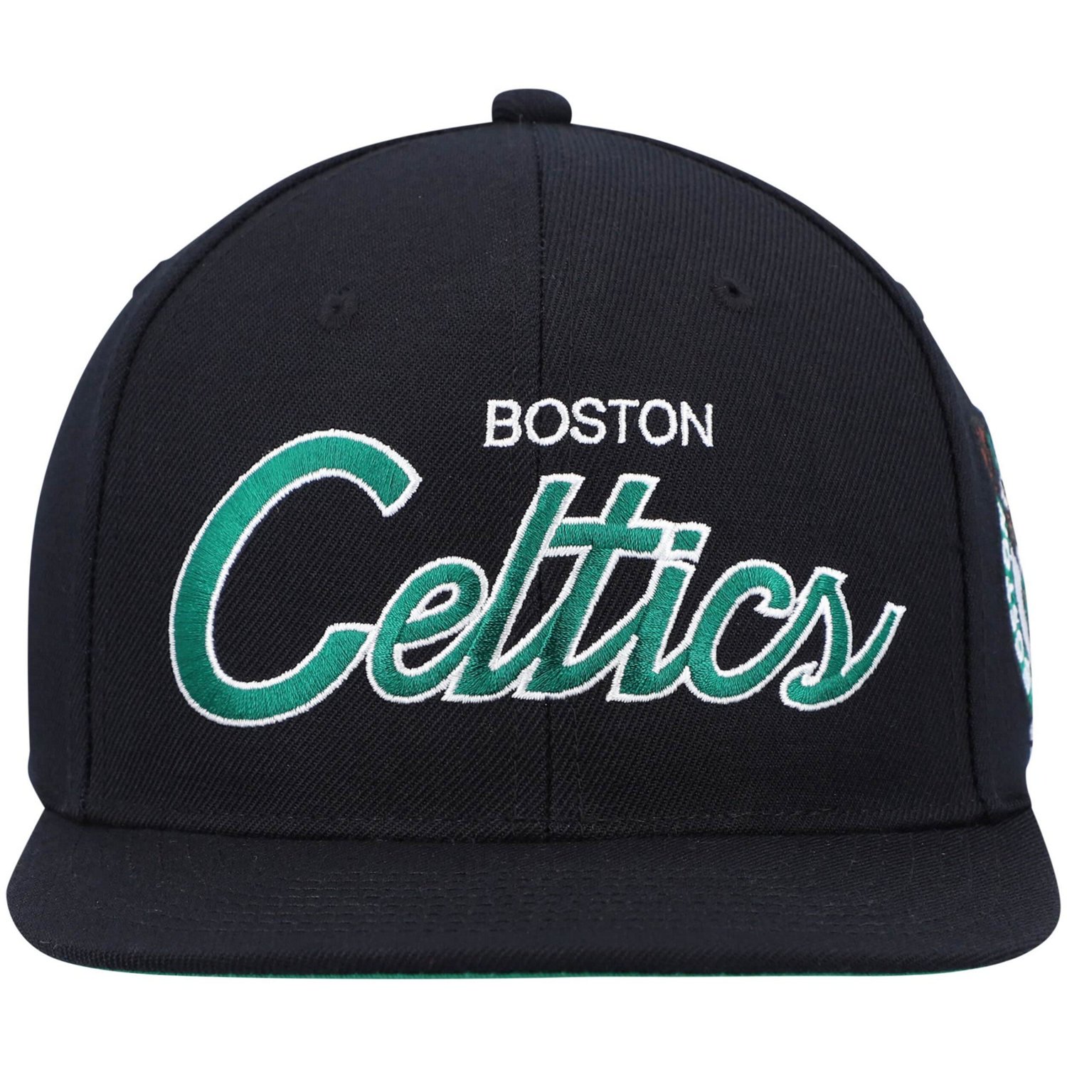 Mitchell Ness Boston Celtics Hardwood Classics Script 20 Snapback Hat ...
