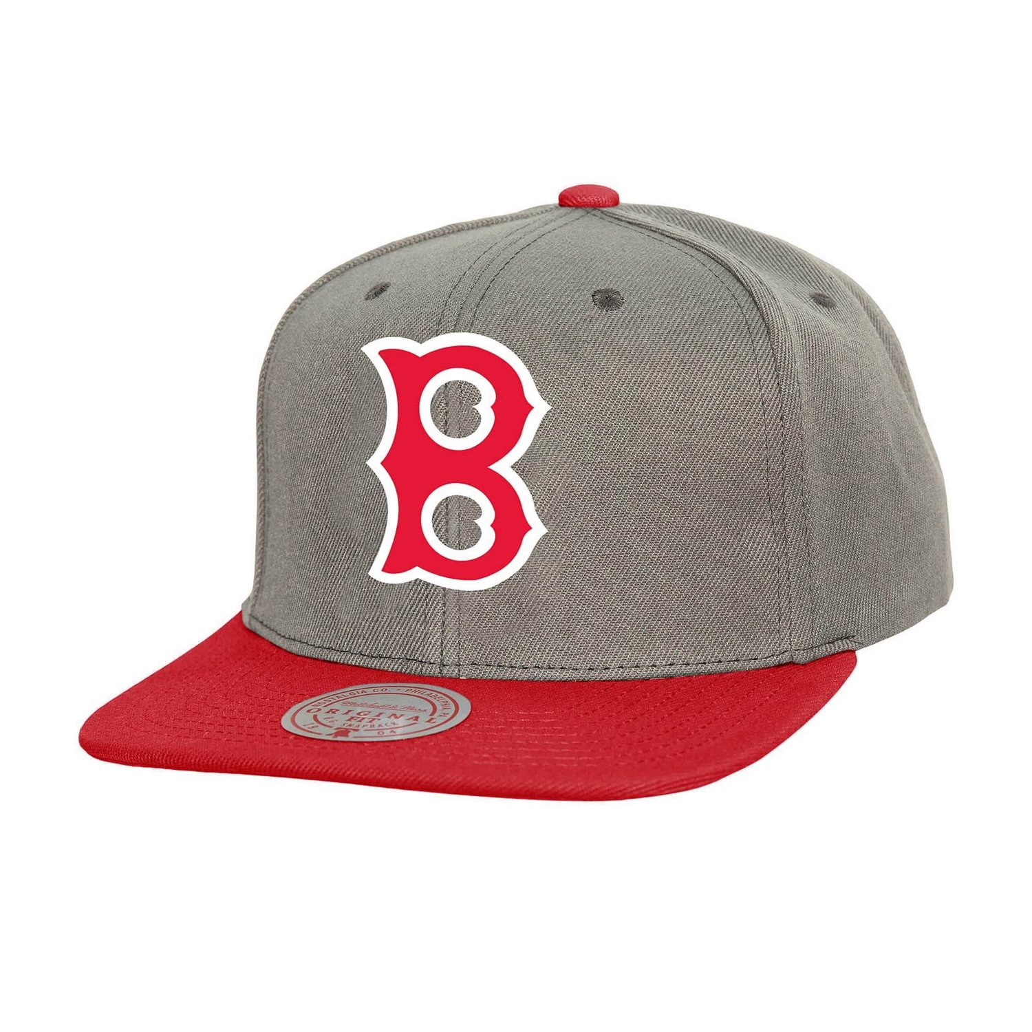 Mitchell Ness Boston Sox Cooperstown Collection Basic Flip Snapback Hat ...